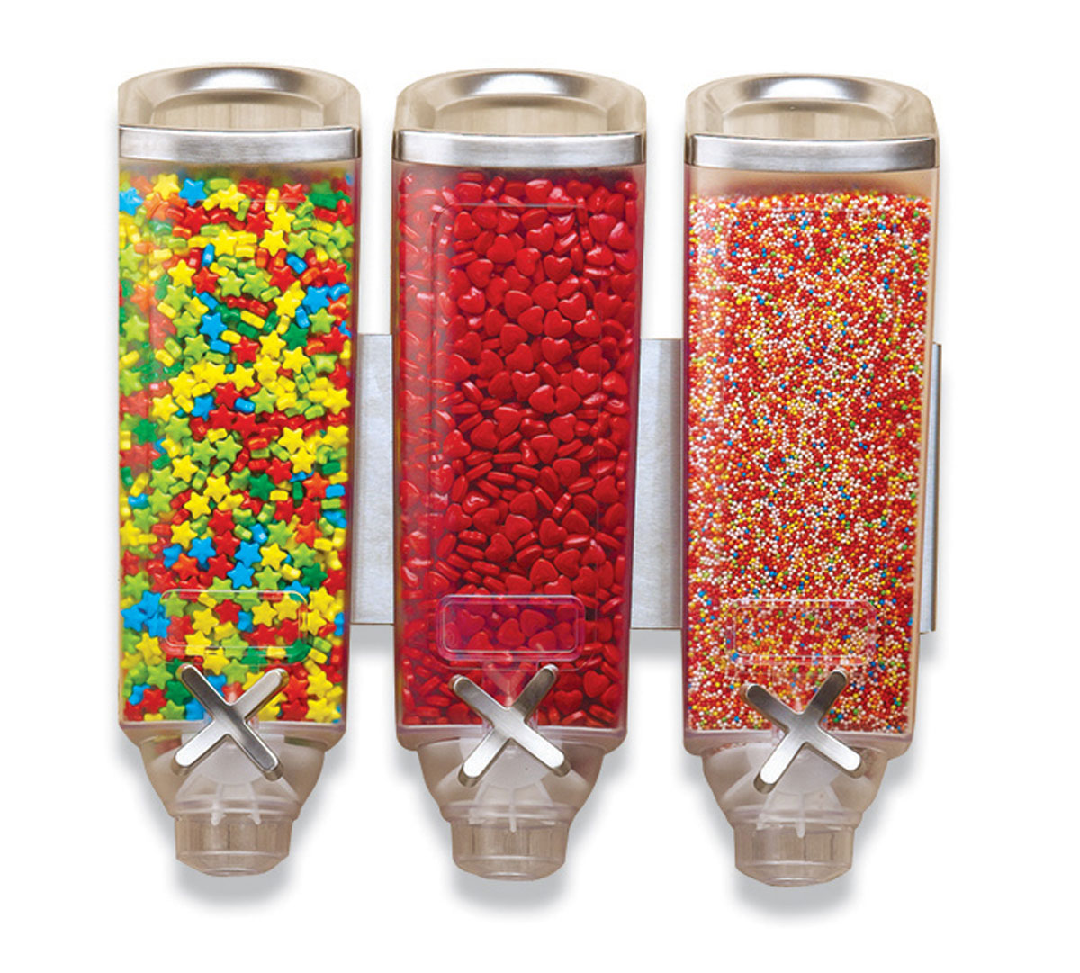 (3) Bin Wall Mount Candy Dispenser - Deluxe Model | Displays2Go