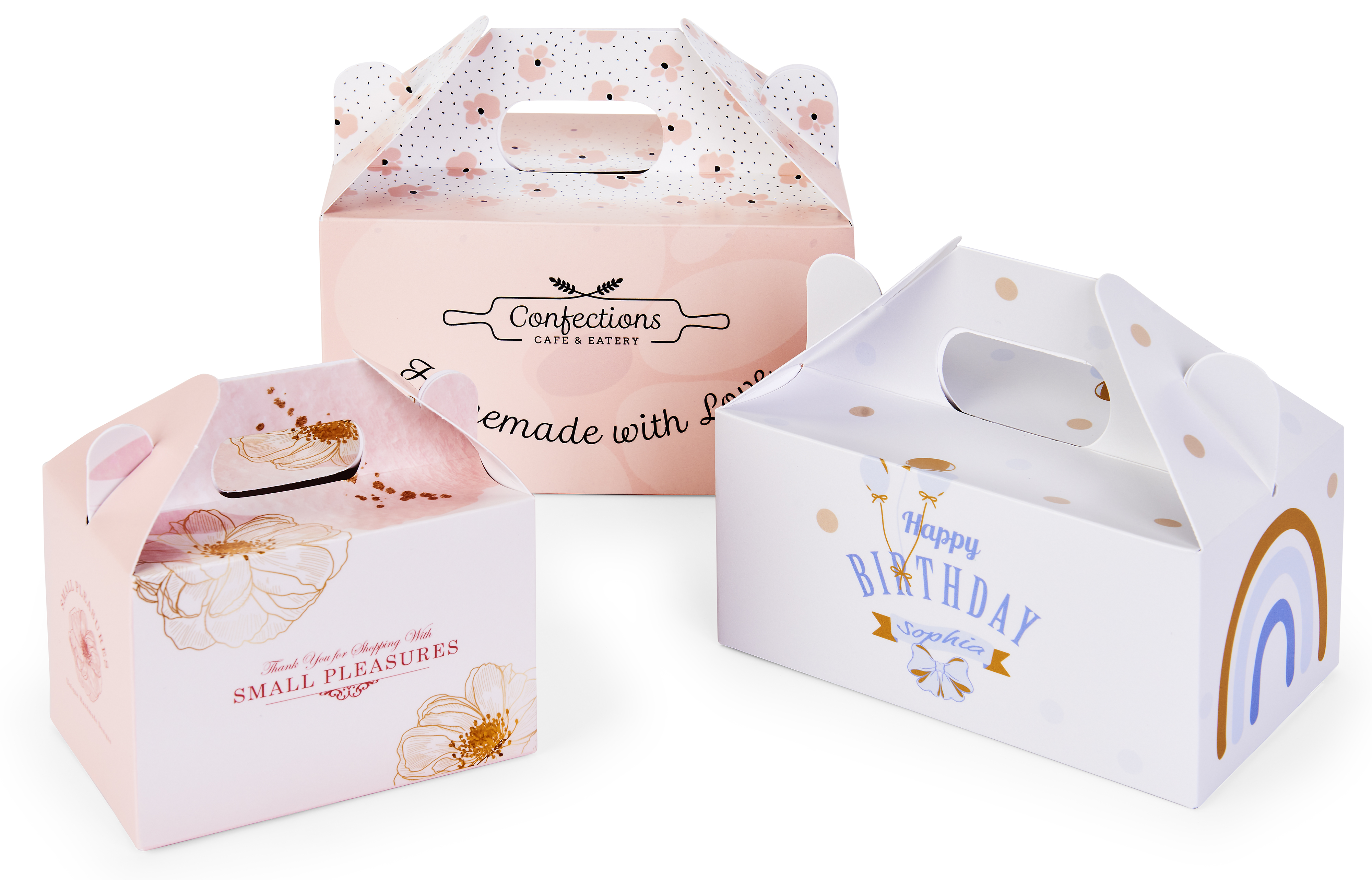 Custom Gable Gift Boxes | Shipped Flat in Bulk Amounts | Displays2Go