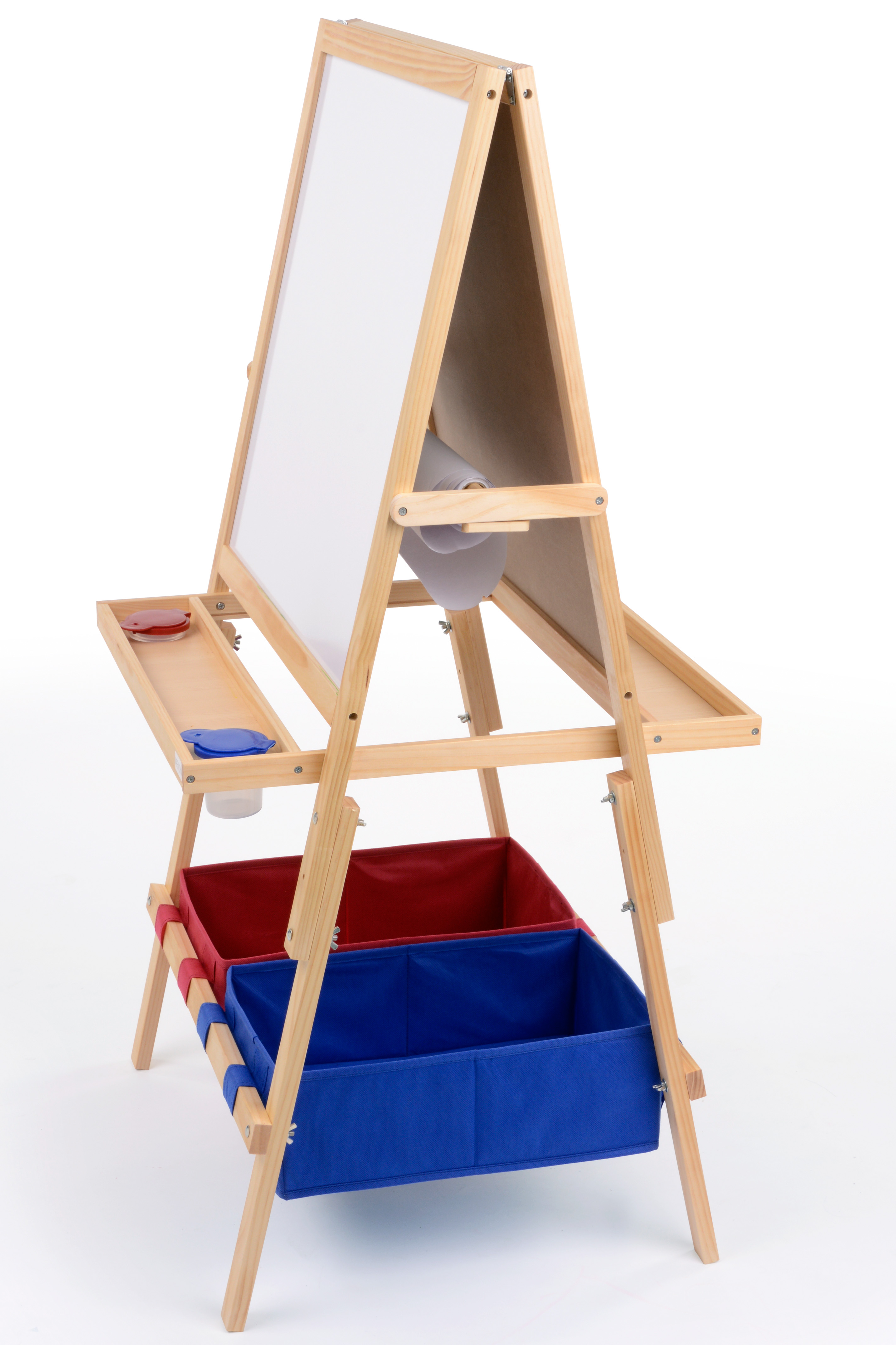 Easel for Kids | A-Frame Chalkboard & Markerboard with Baskets ...