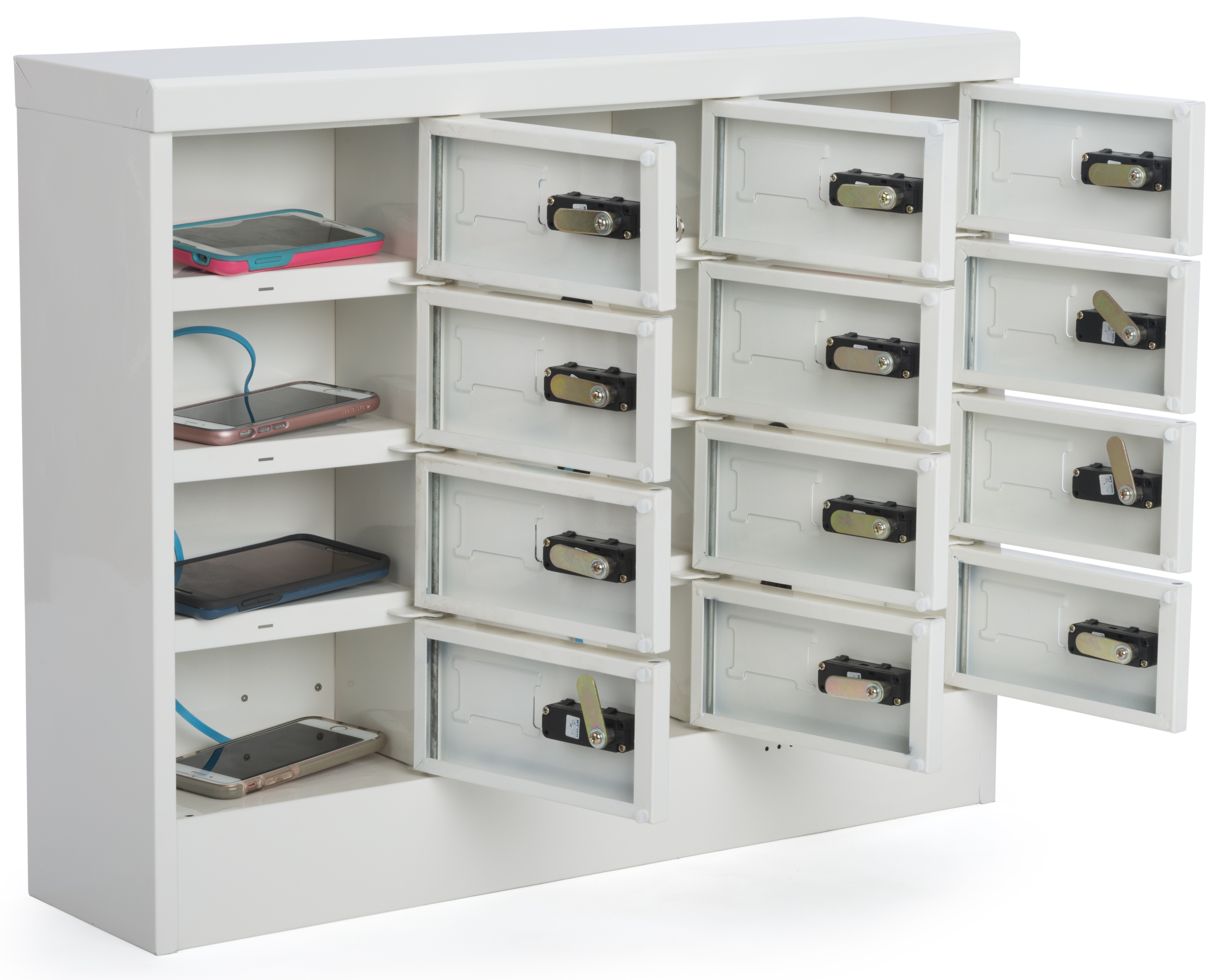 Cell Phone Charging Locker | 12 Device Capacity | Displays2Go