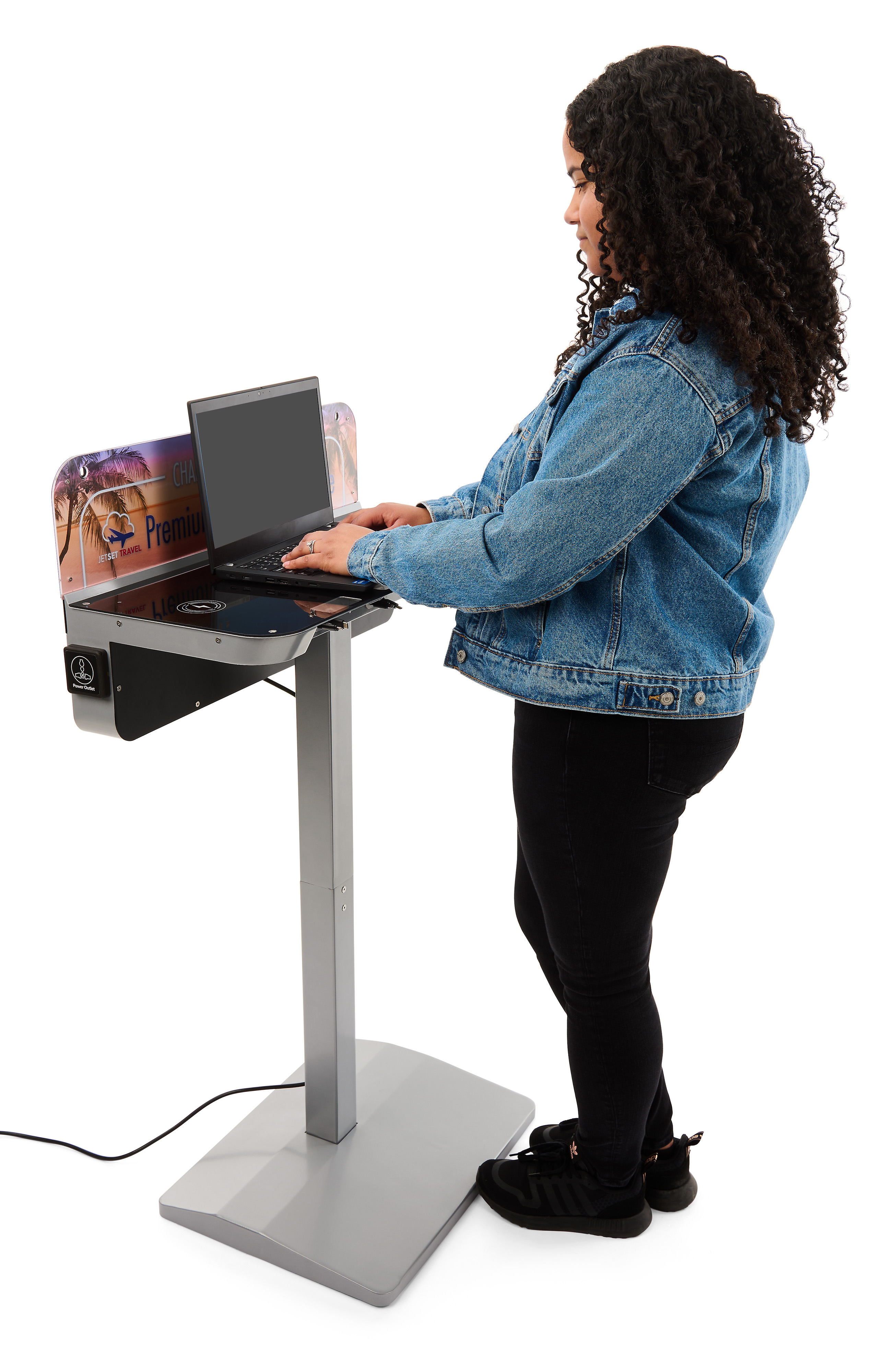 Charging Station Table | 12 Device Charging Capacity | Displays2Go