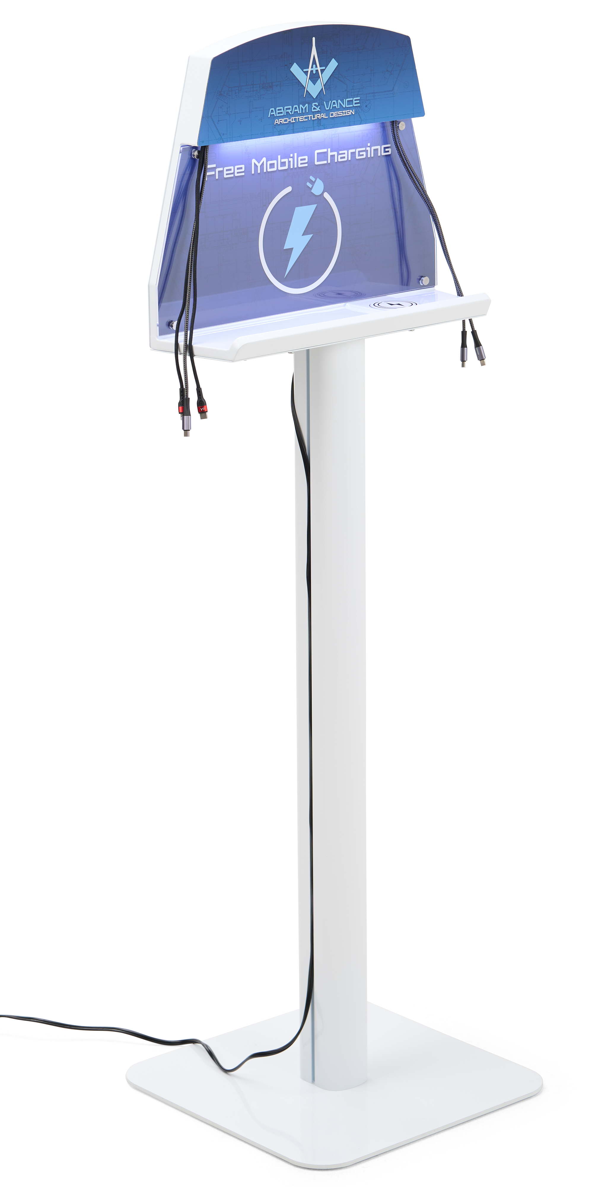 Cell Phone Charging Station | Wall Mounted or Floor Standing | Displays2Go