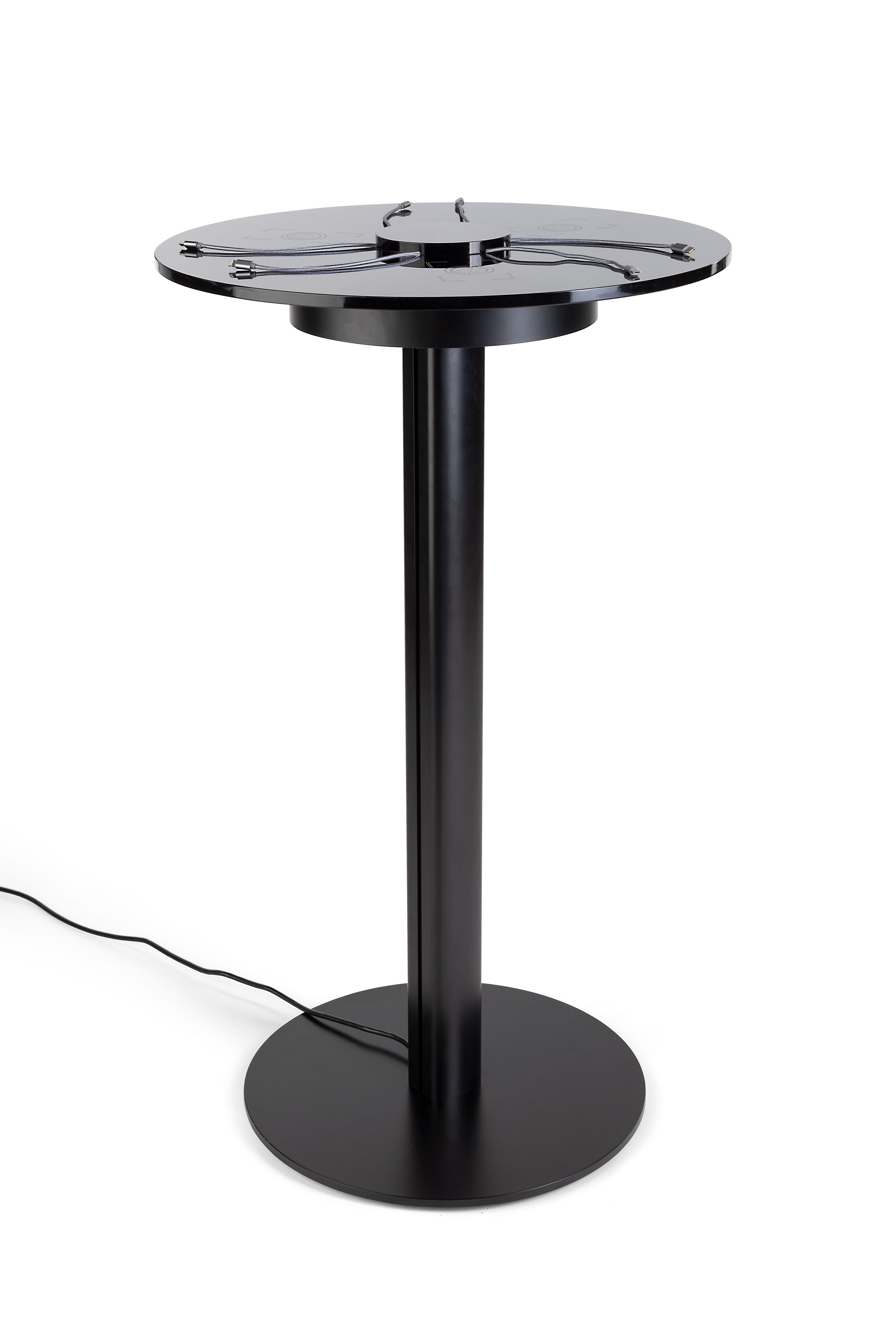 Qi Wireless Table Charging Station | 6 Cables Included | Displays2Go