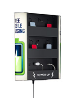 Wall Mounted Phone Charging Kiosks | Public Charge Stations | Displays2go