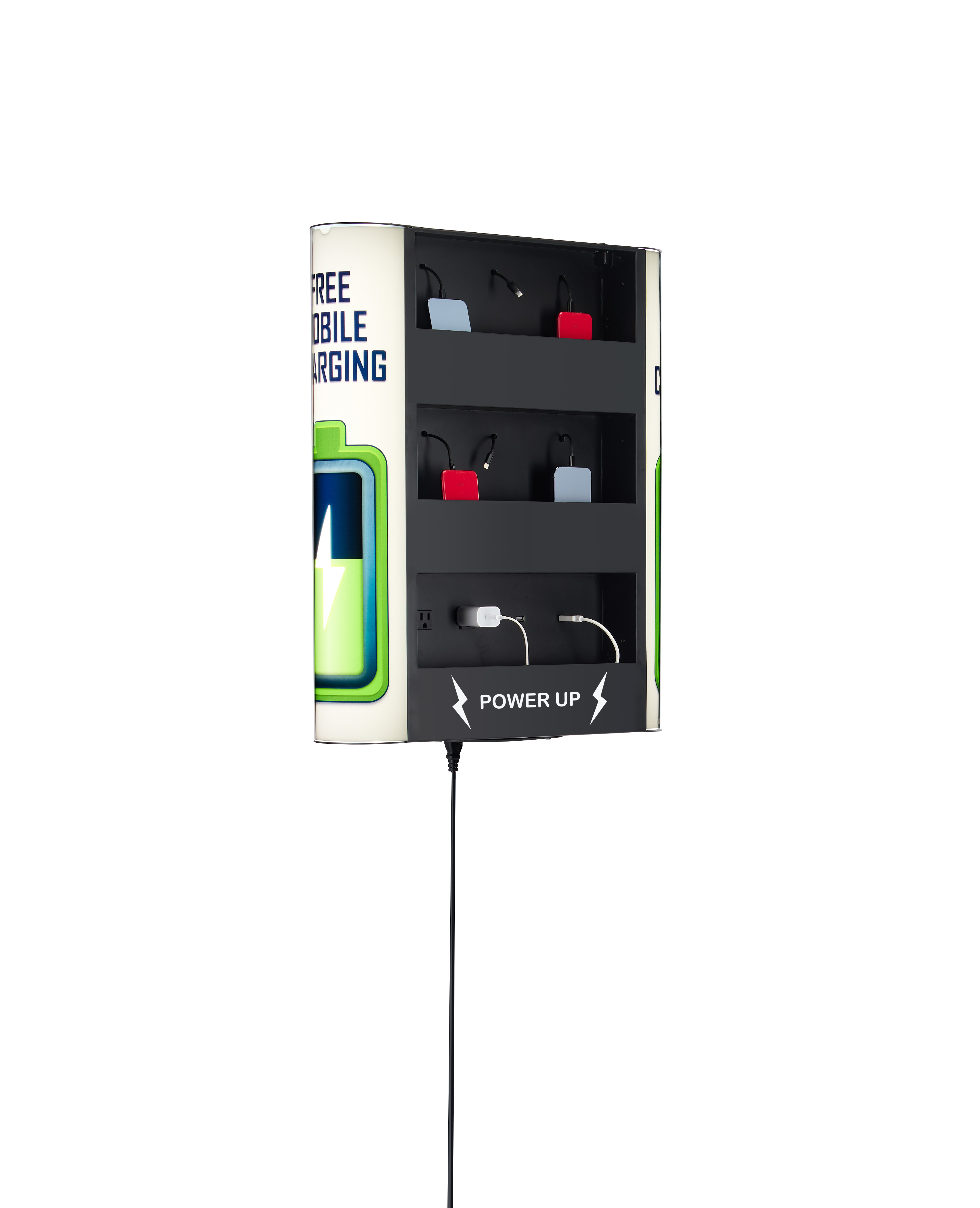 Cell Phone Charging Station | Wall Mounted or Floor Standing | Displays2Go