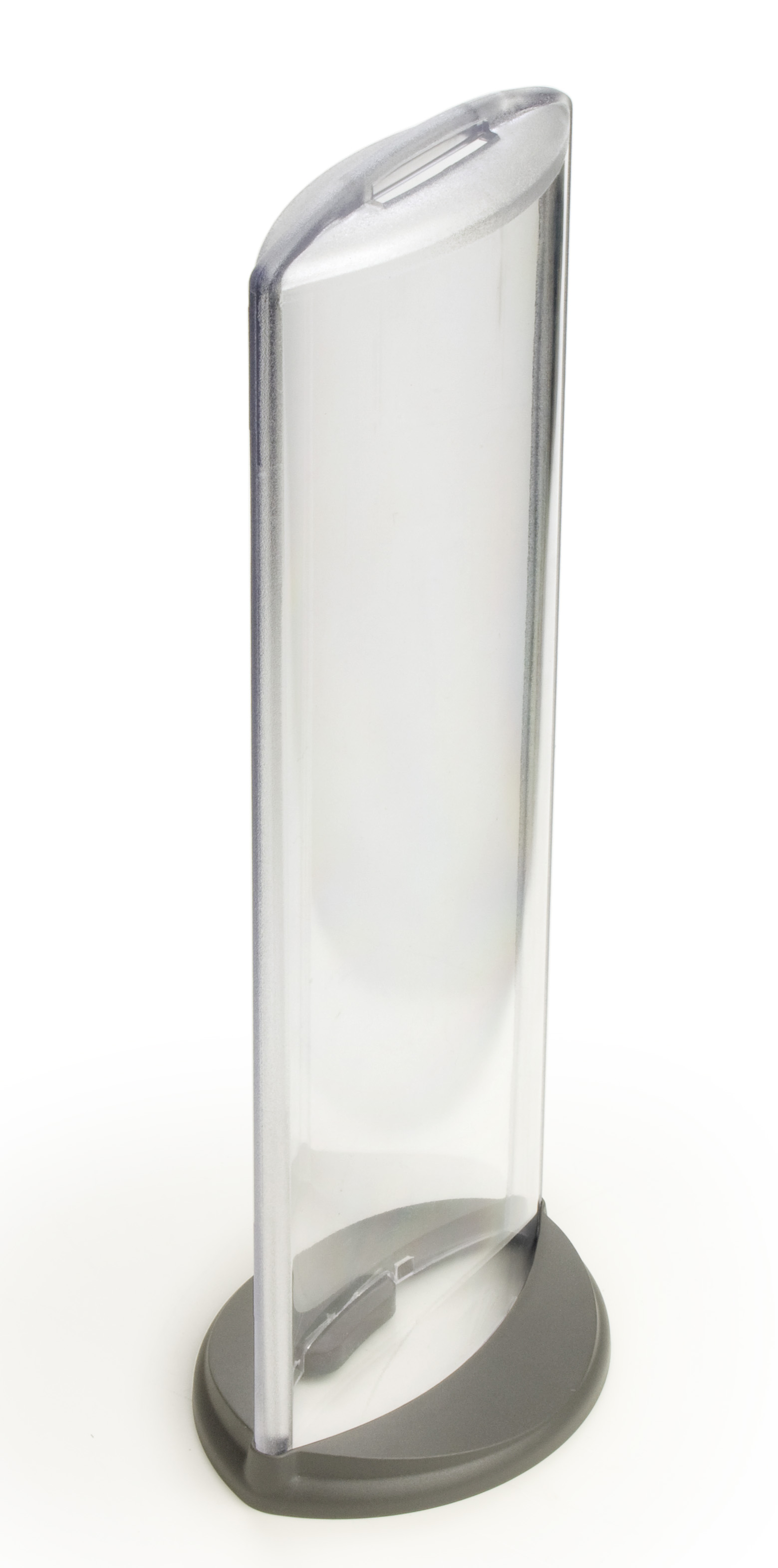 Plastic Display for Folded 8.5" x 11" | 2-Sided Convex Curved Tower ...