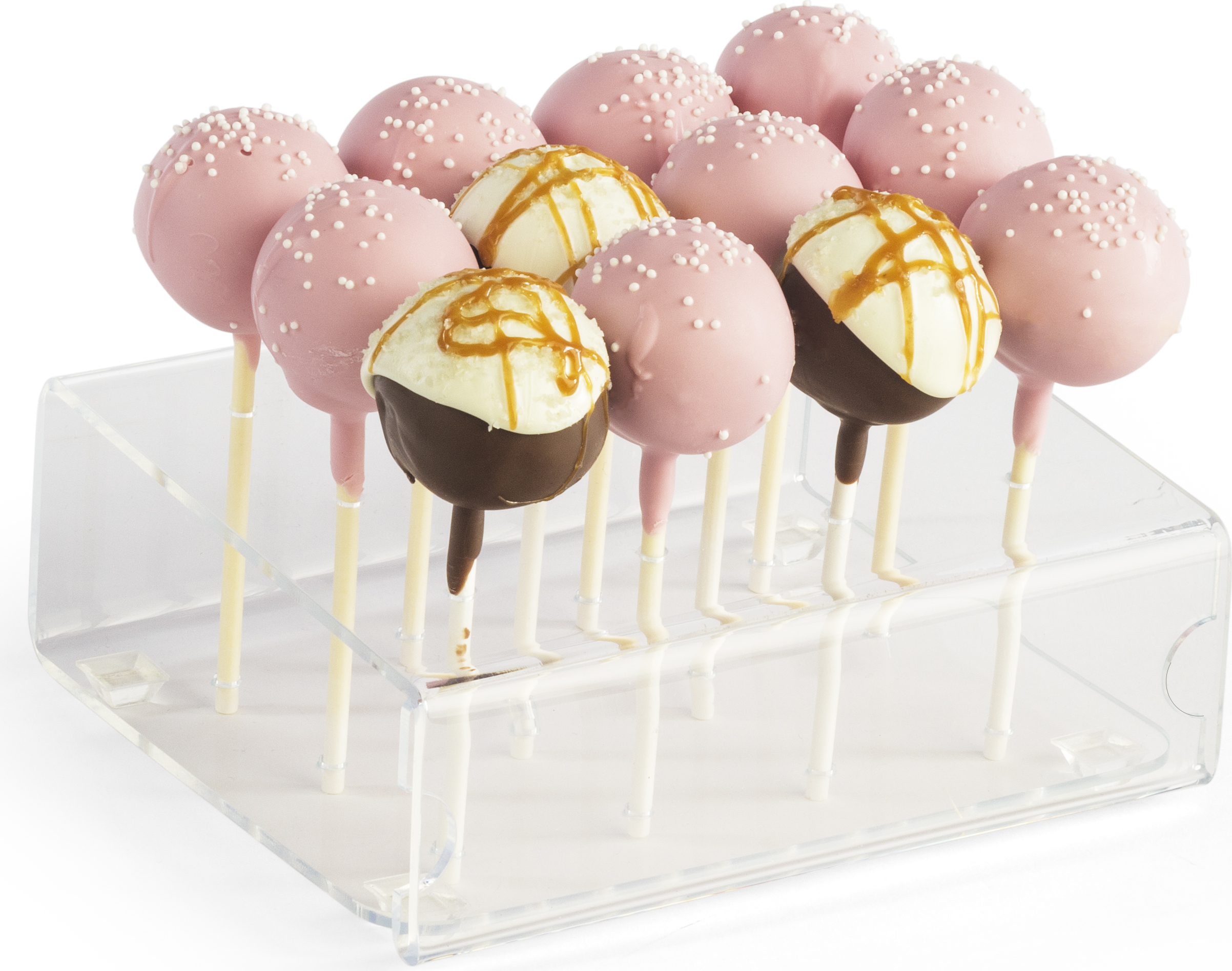 Acrylic Cake Pop Stand | Holds Up to 12 Skewers | Displays2Go