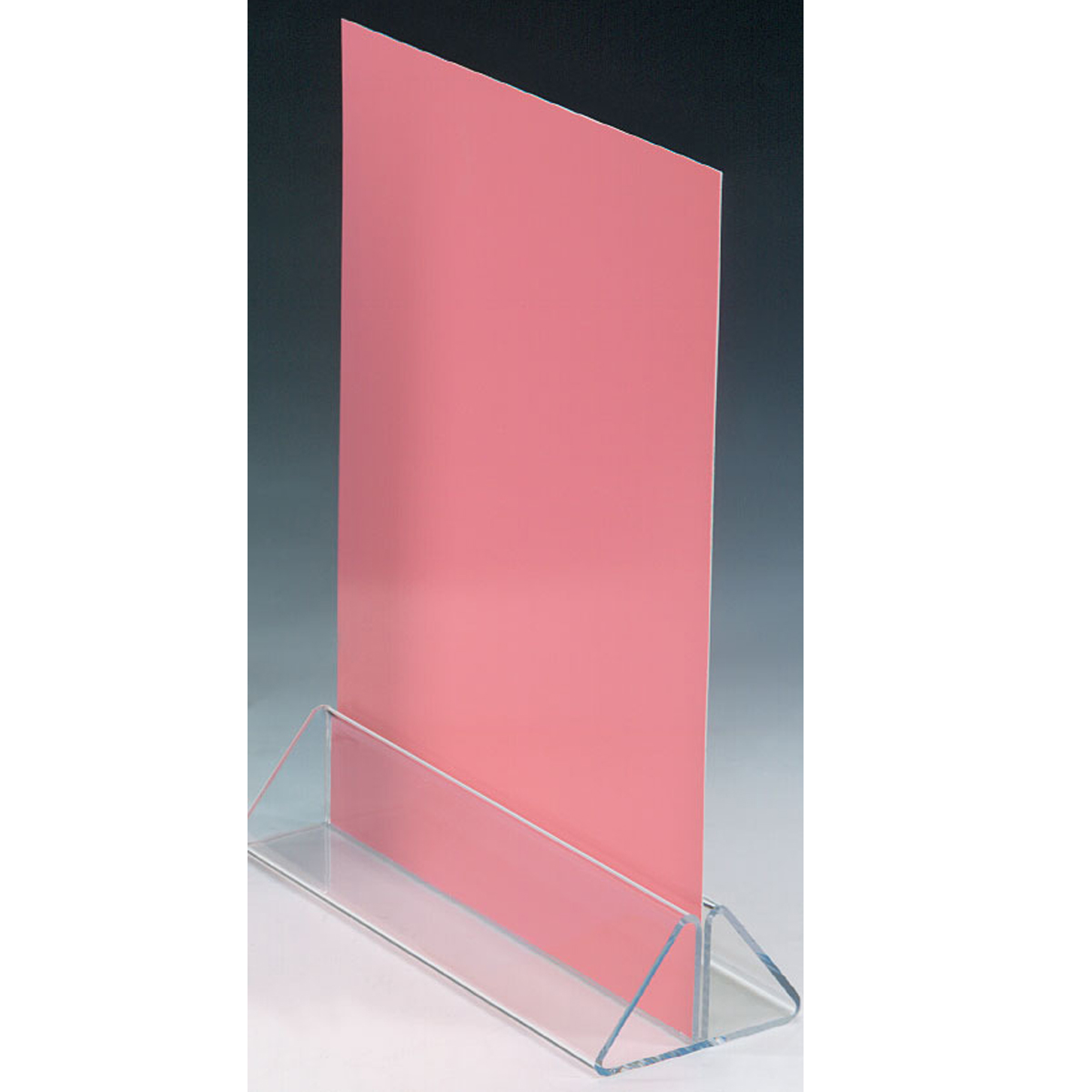 Acrylic Sign Holders - Acrylic Plastic Base | Displays2go
