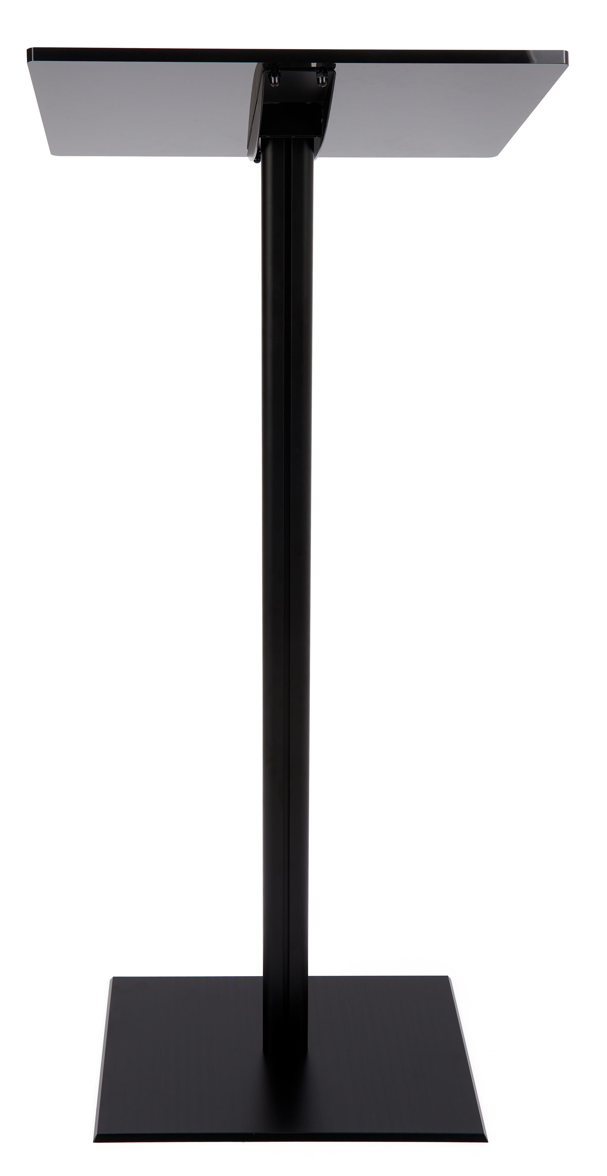 Basic Podium | Black with Aluminum Post and Base | Displays2Go