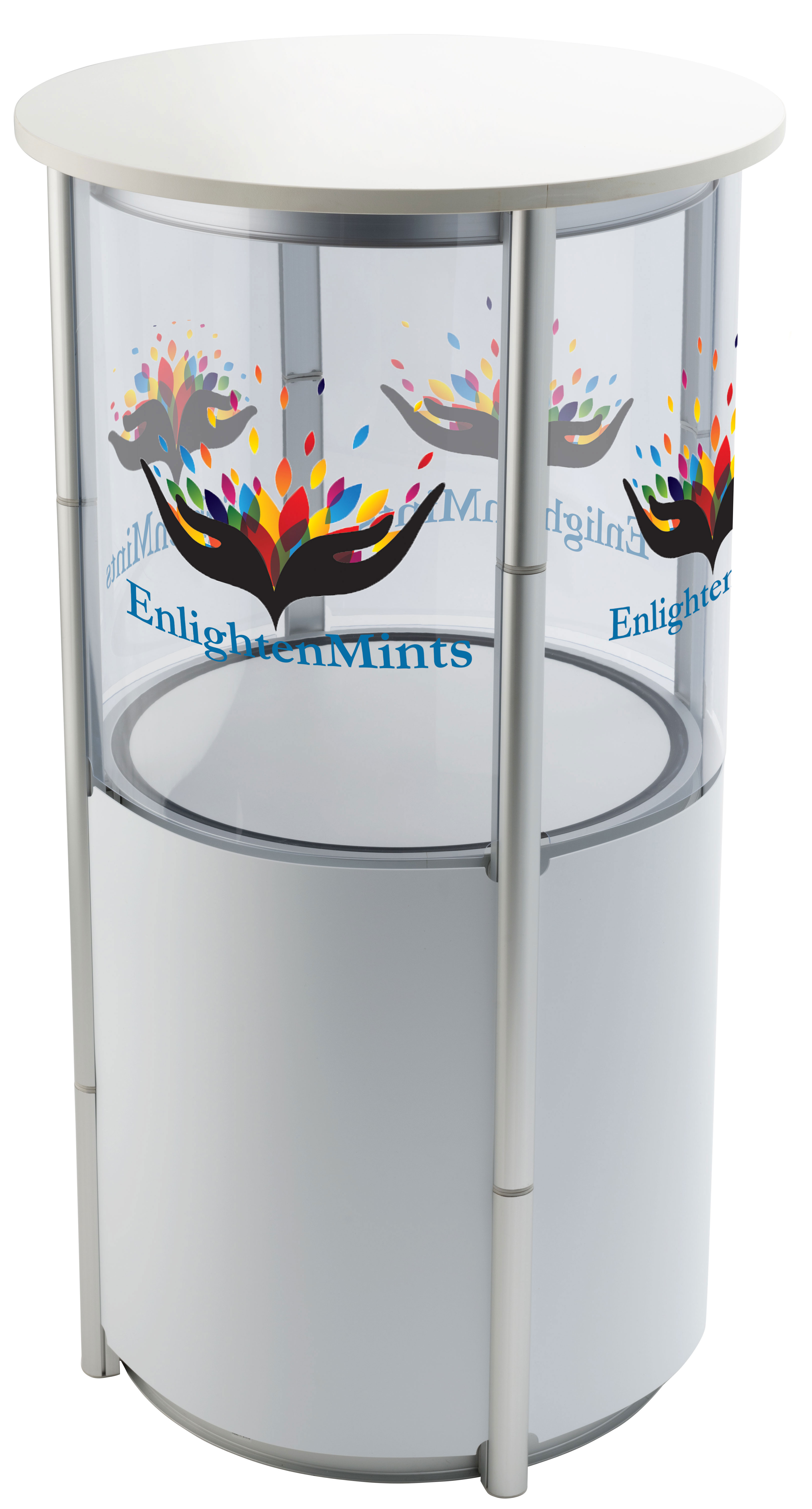 Clear Custom Panels for Twist Displays | Transparent PVC | Displays2Go