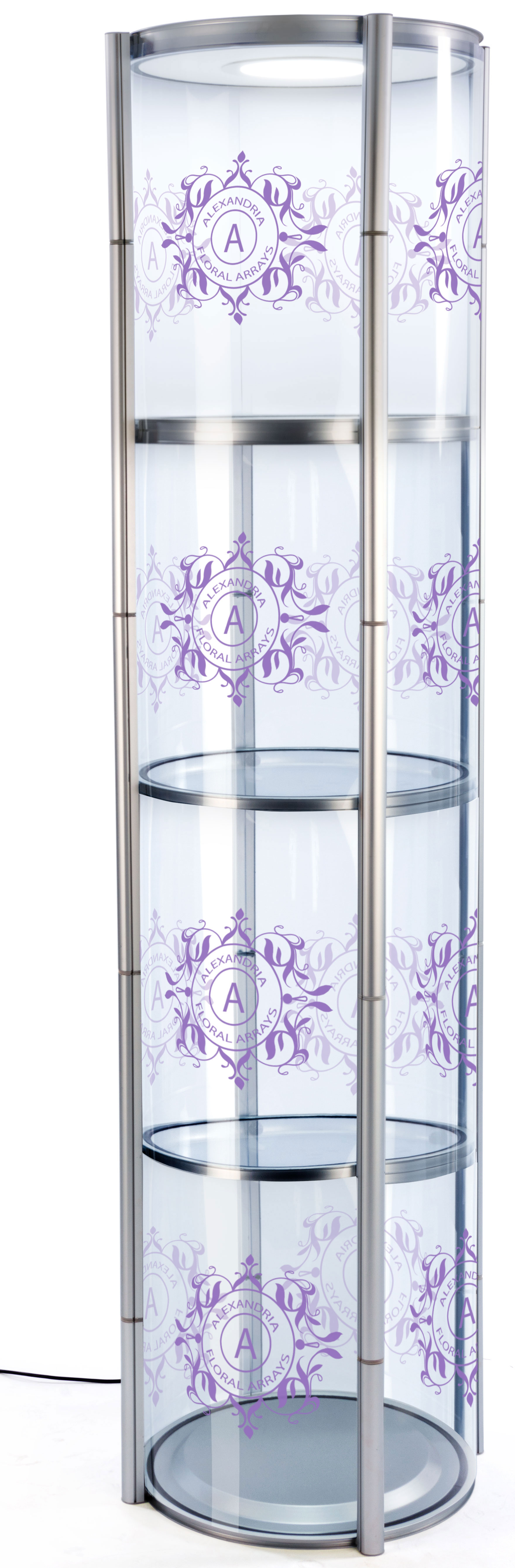 Clear Custom Panels for Twist Displays | Transparent PVC | Displays2Go