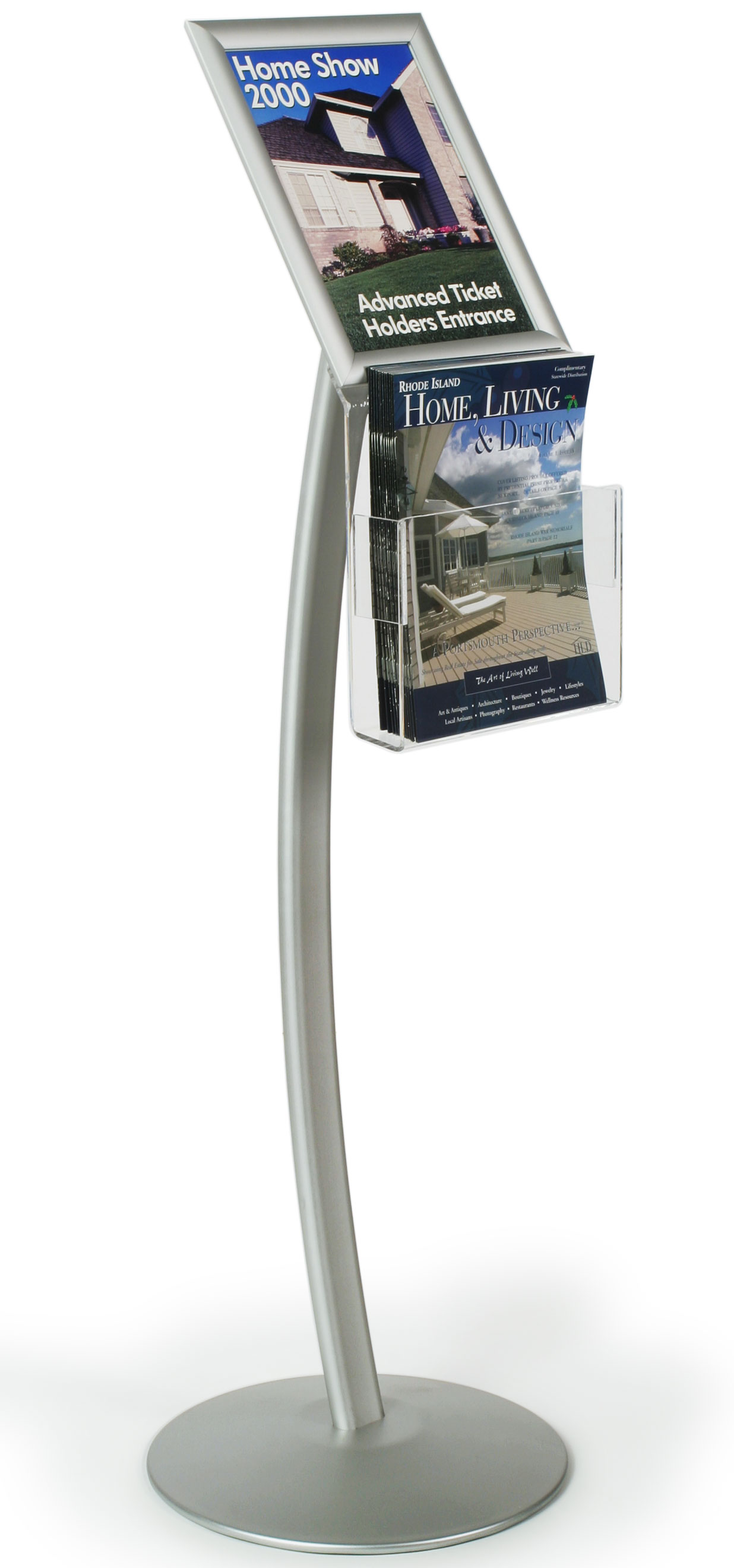 Display Sign Stand with Pocket for Brochure Distribution | Displays2Go