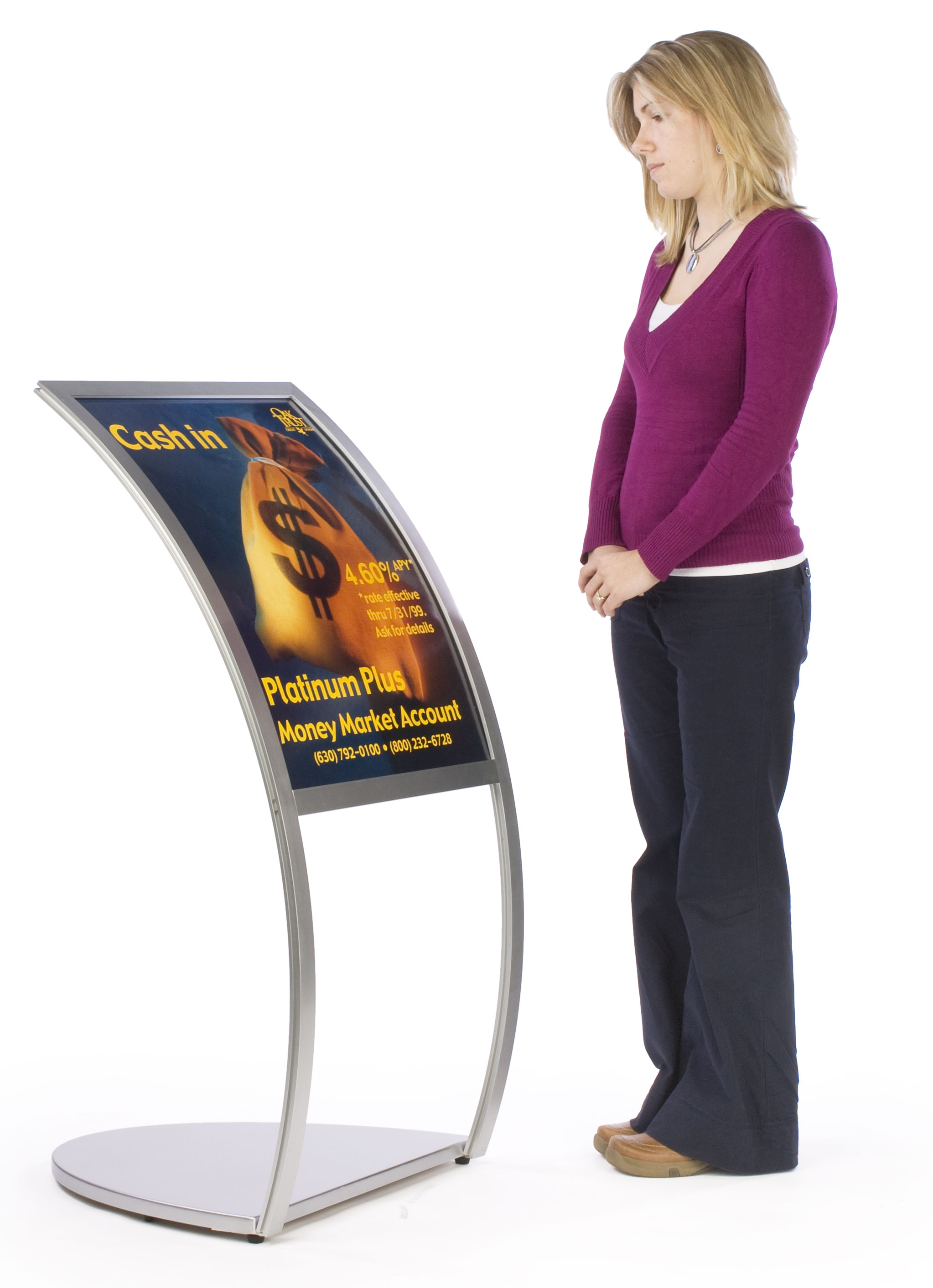 Graphic Sign Frames | 22 x 28 Inch Floor Standing Poster Holder ...