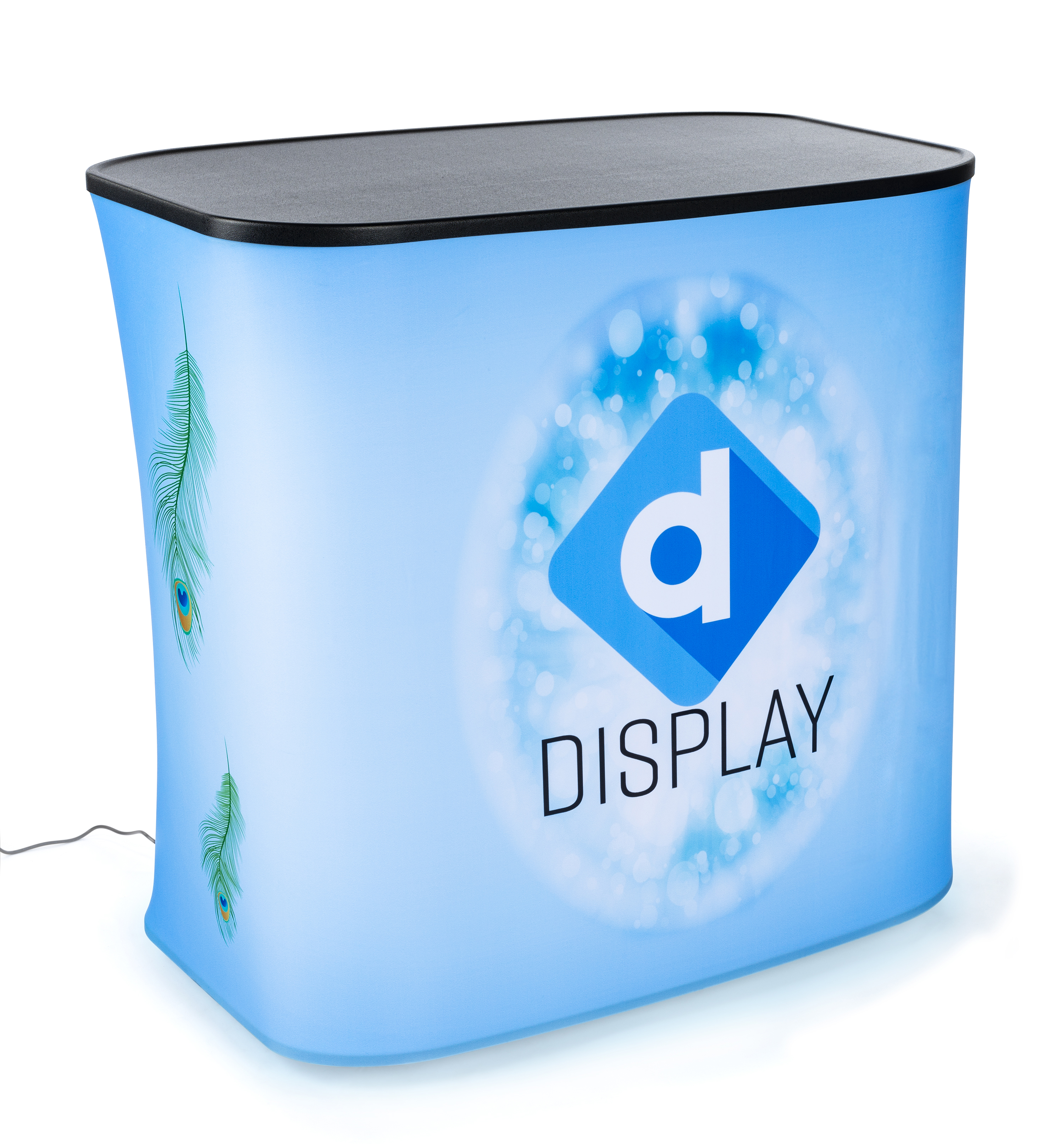 Backlit Rectangular Counter Graphic for CNTWLRCKT | Displays2Go