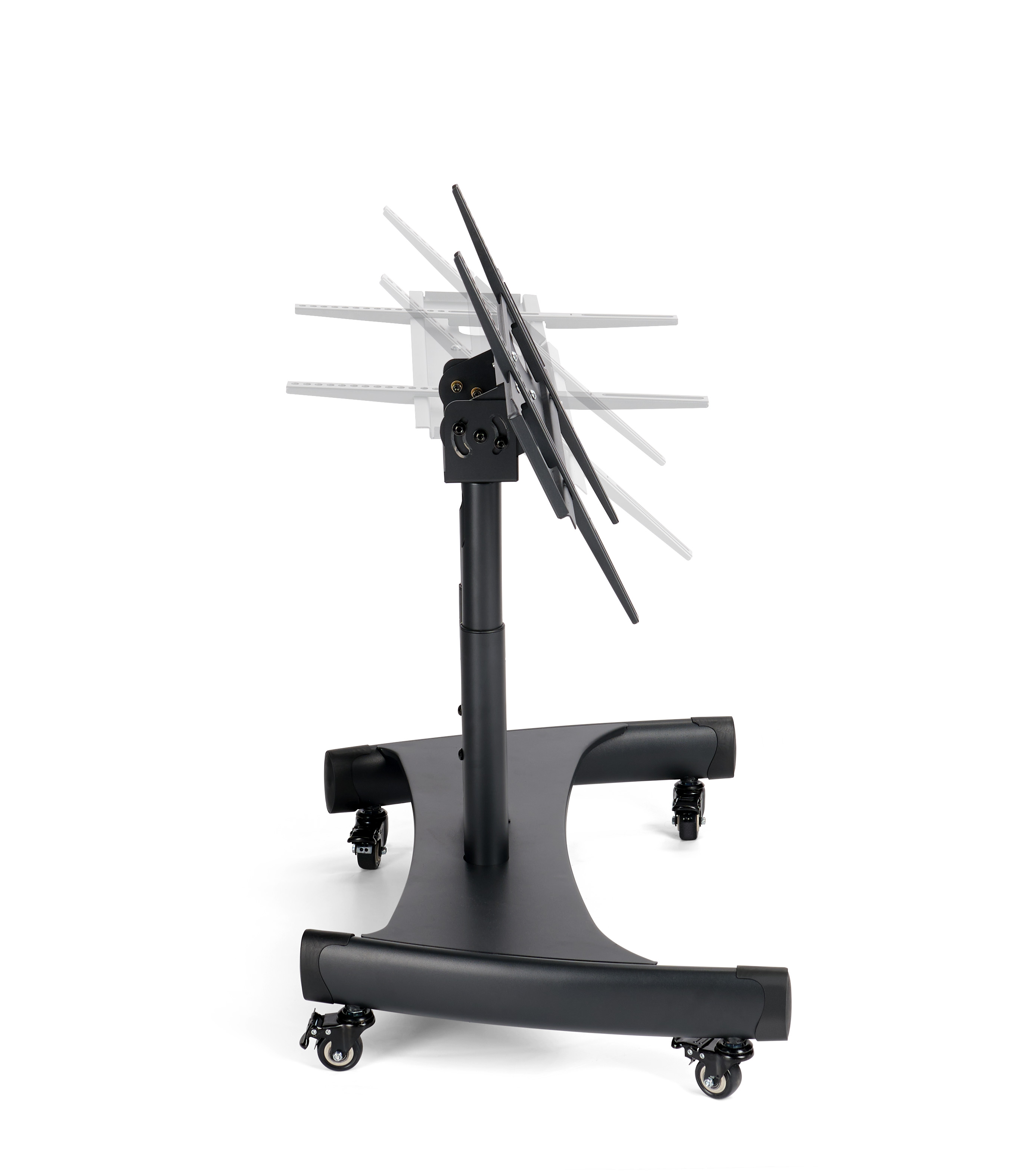 Confidence Monitor Stand | Low Height Angled Cart | Displays2Go