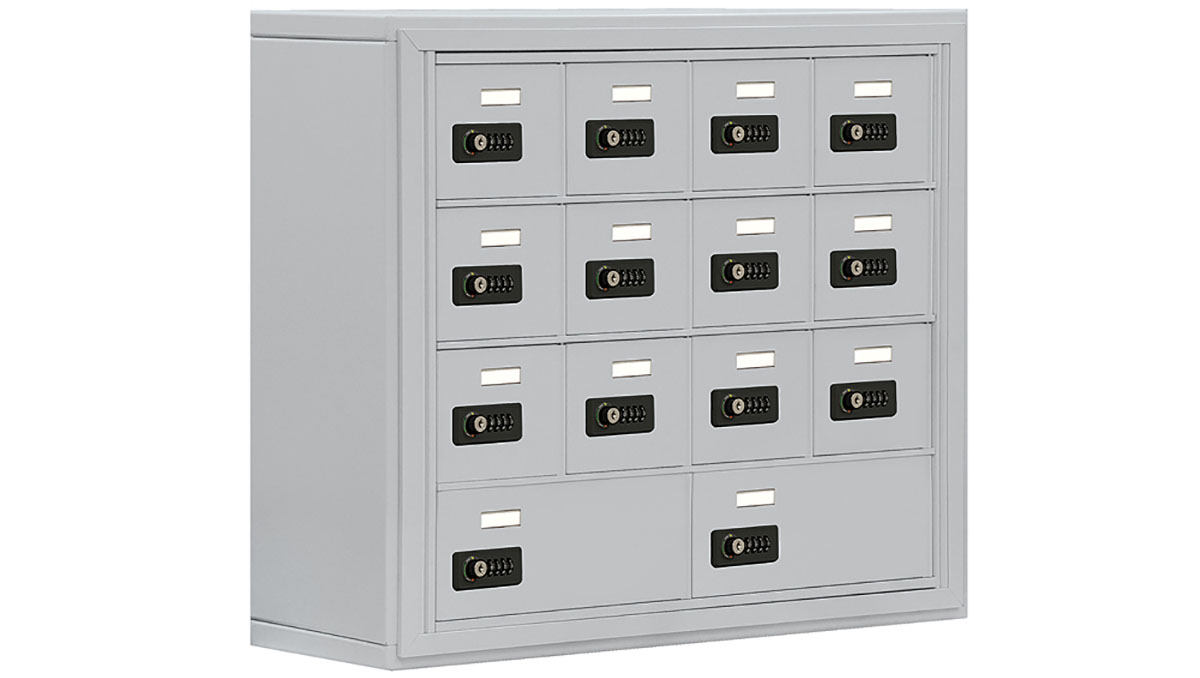Cell Phone Storage Cabinet | 8” Deep Compartments | Displays2Go