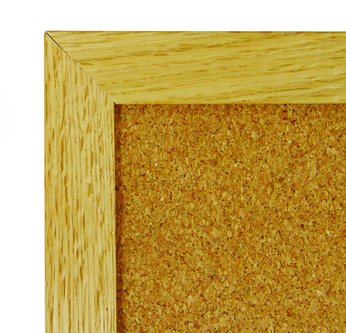Buy Wood Frame Tack Board w/ Oak Finish | 24" x 18" | Displays2Go