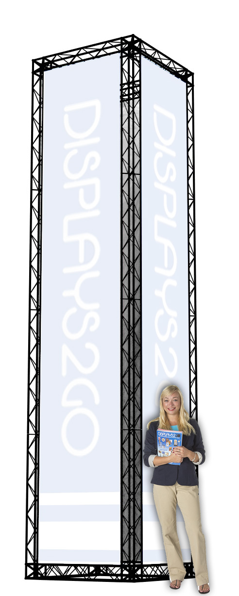 Truss Tower Display | Square Design | Displays2Go