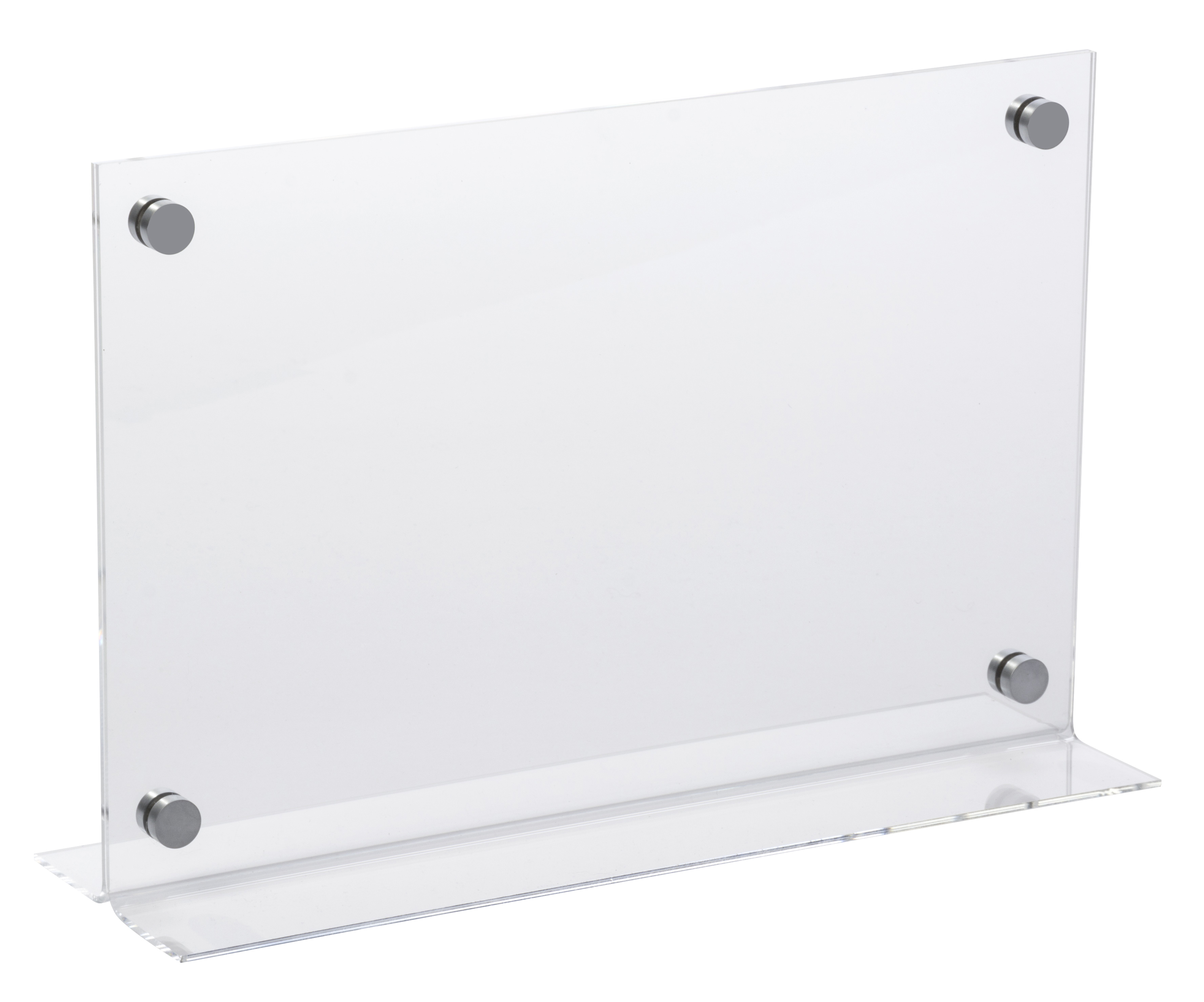 17" x 11" Acrylic Table Sign | Landscape Orientation | Displays2Go