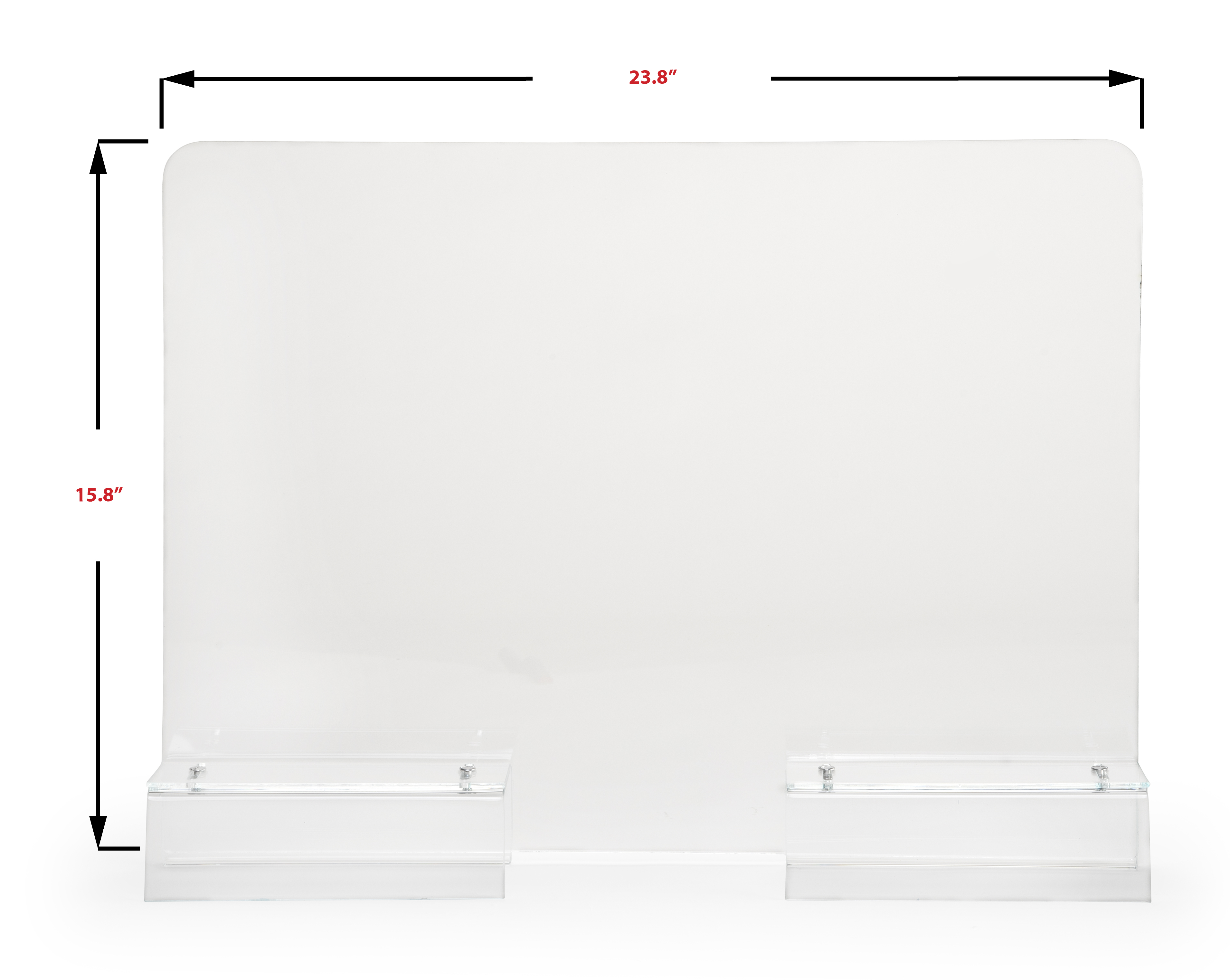 Clear Acrylic Cubicle Panel Extender | Dry Erase Write-On Design ...