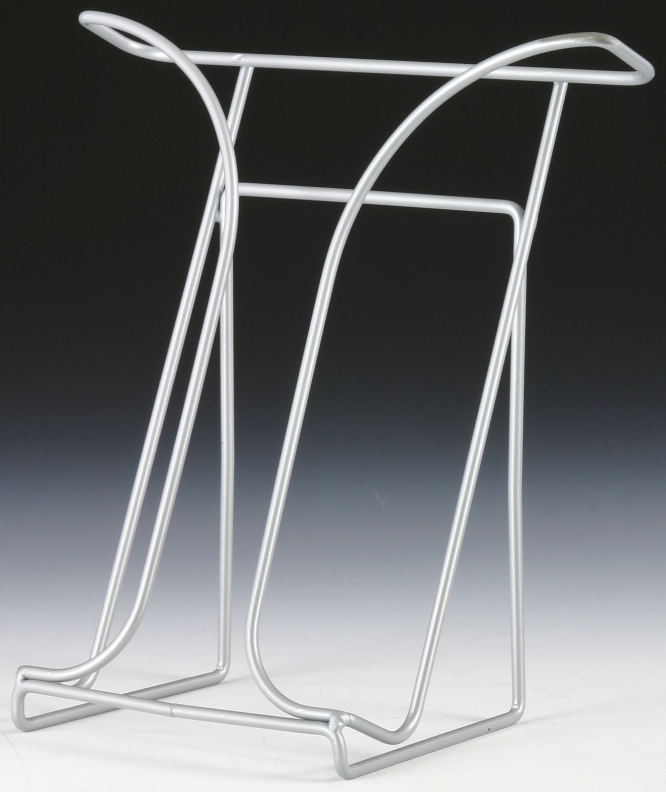 Silver Wire Magazine Rack w/ 1-Pocket Silver Design | Displays2Go
