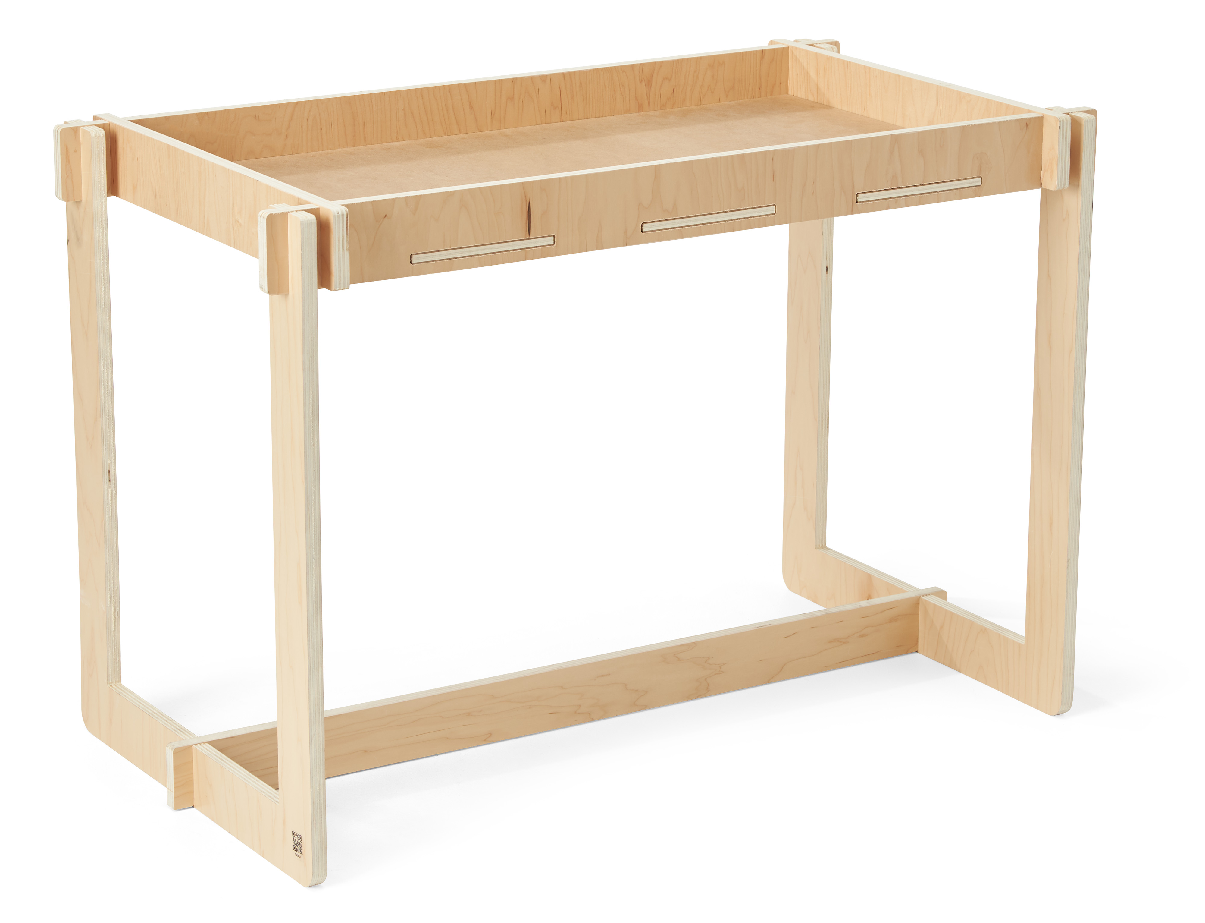 Wooden Retail Dump Table | Eco-Friendly Poplar Wood | Displays2Go