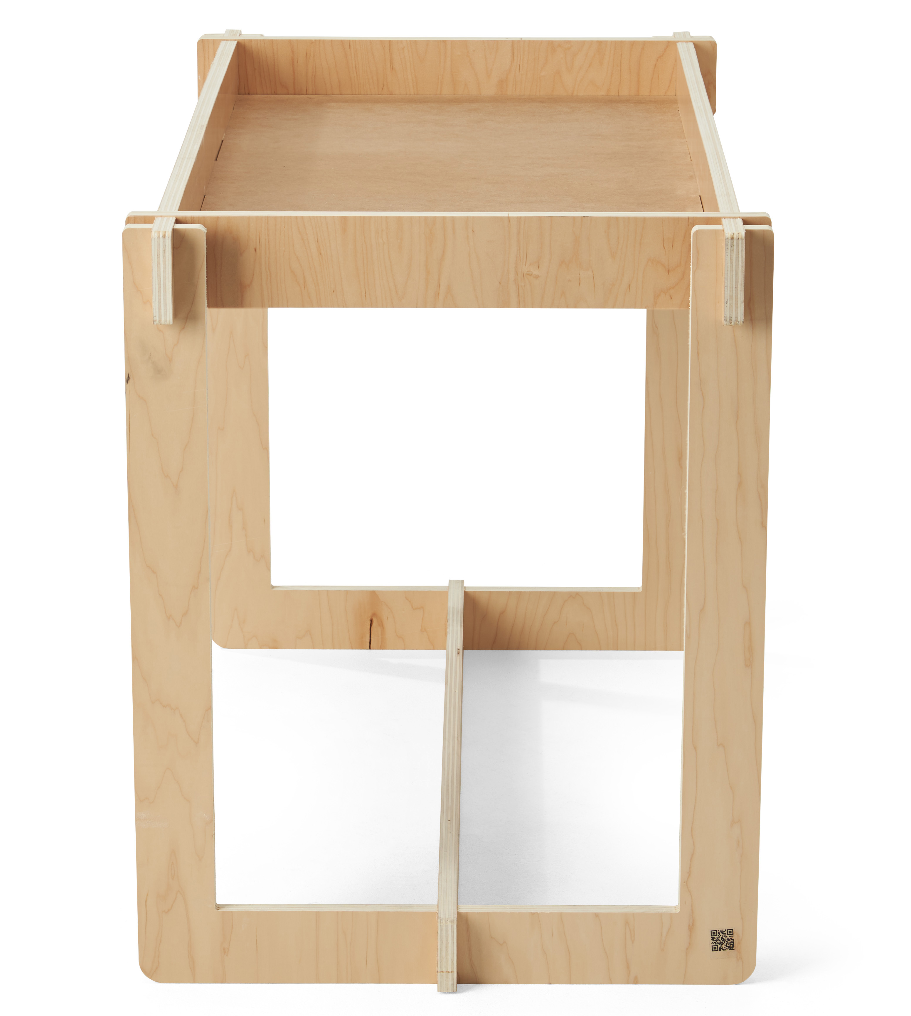 Wooden Retail Dump Table | Eco-Friendly Poplar Wood | Displays2Go
