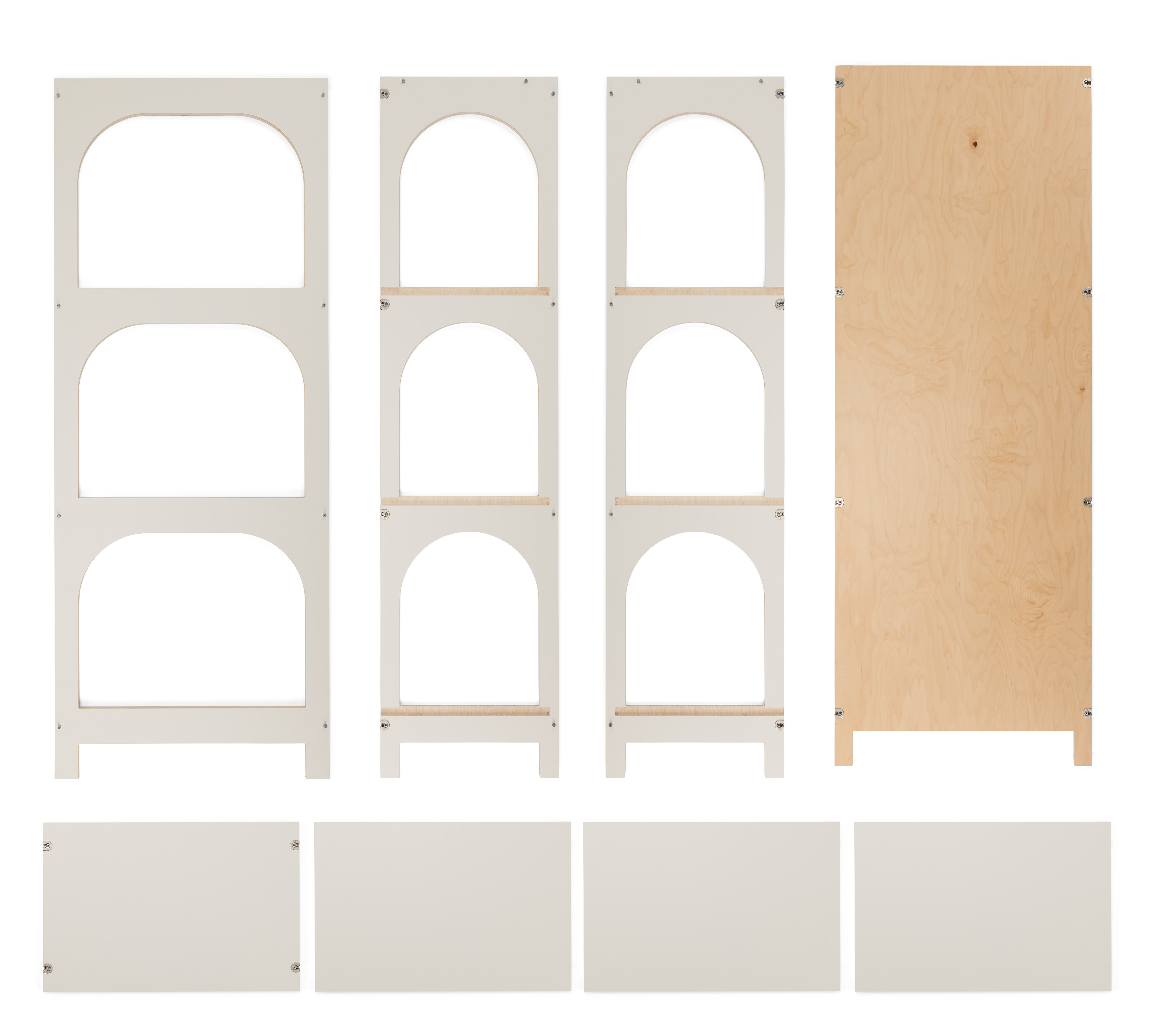 Arch Display Shelf | Made with FSC-Certified Wood | Displays2Go