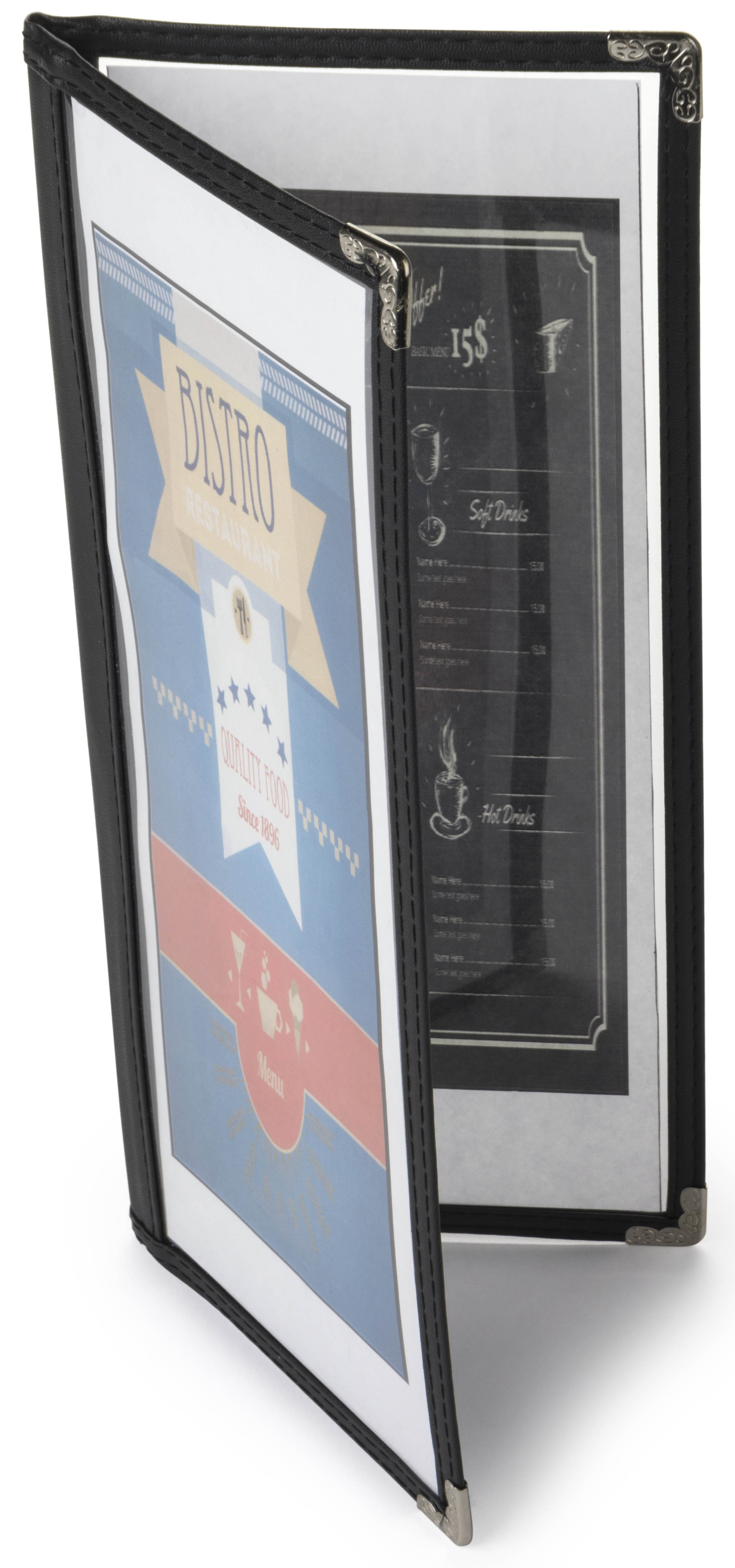 Beverage Menu Book | Clear PVC Front Lens | Displays2Go