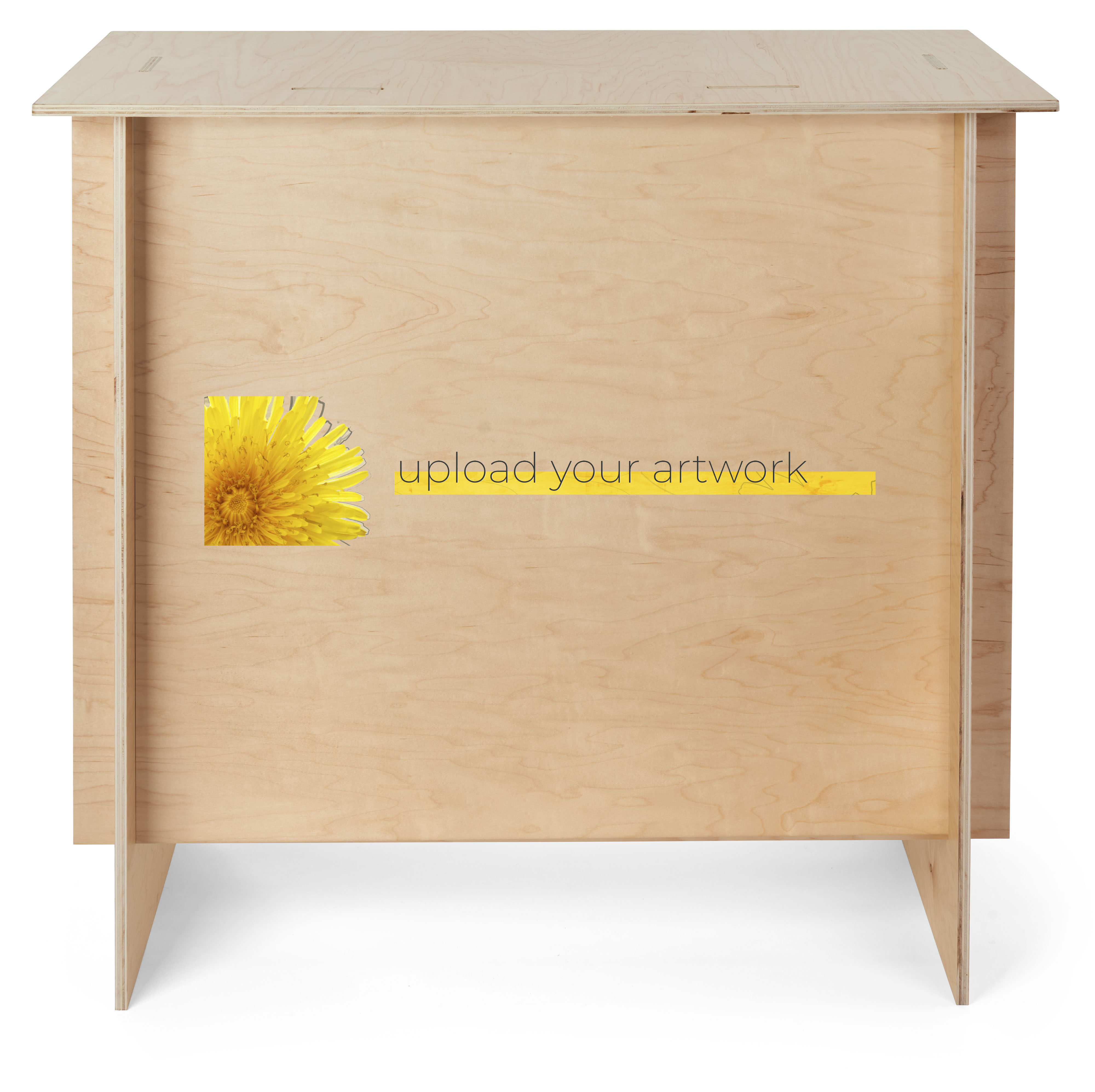 Custom-Printed Wooden Display Counter | Fully-Collapsible Design ...