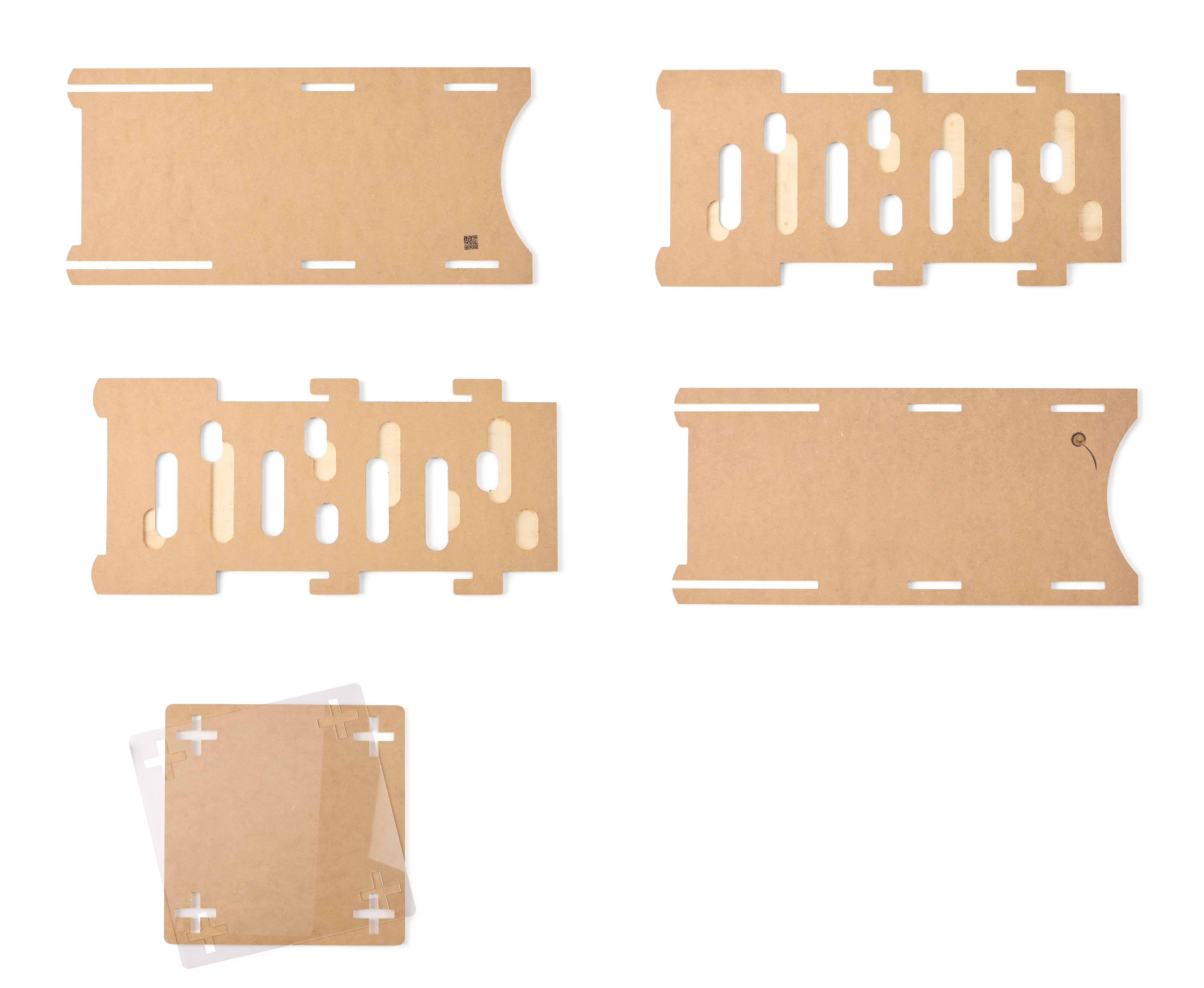 30" Collapsible Pedestal | 15.5" Square Acrylic Tabletop | Displays2Go