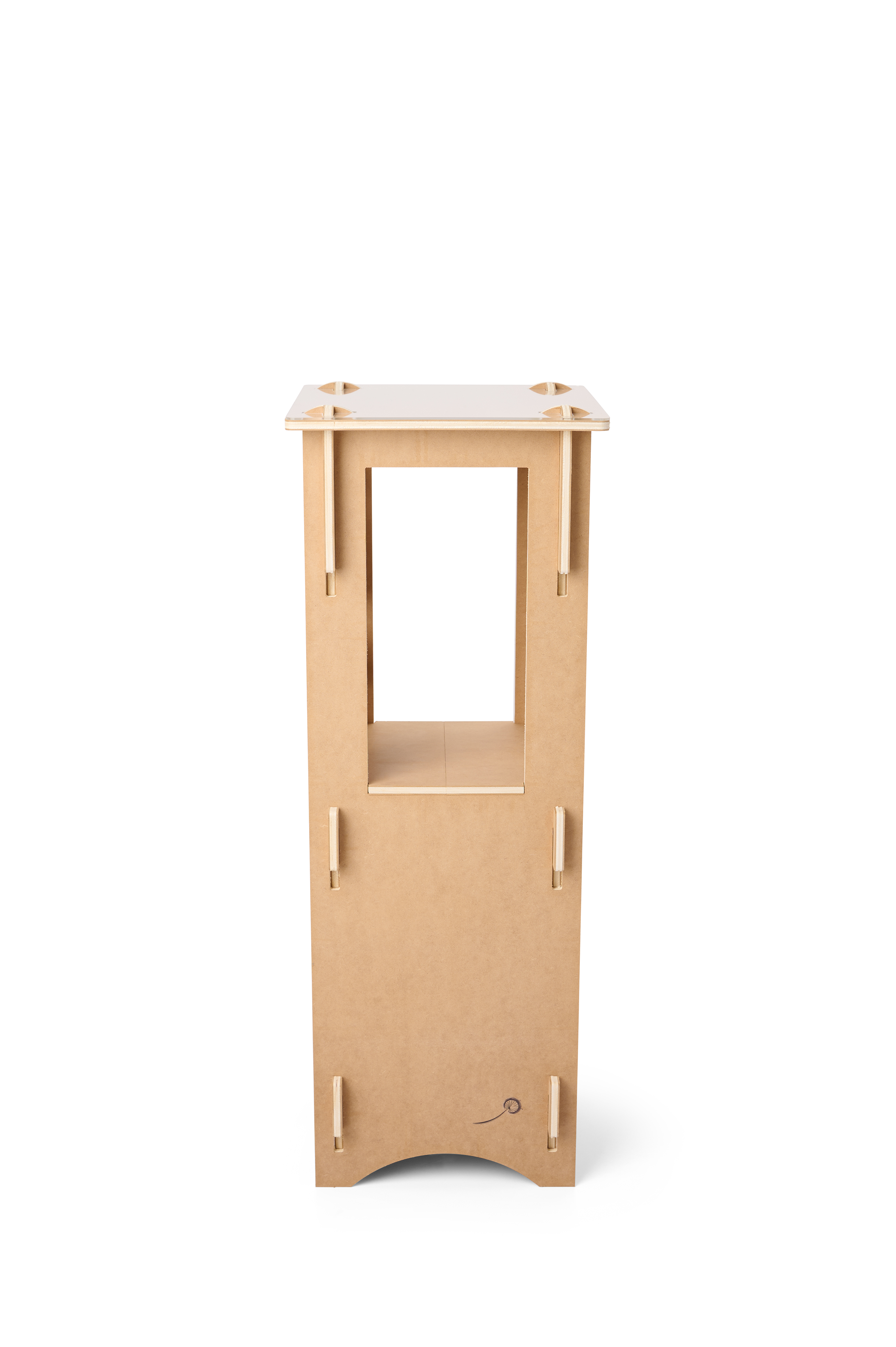 42" Wooden Pedestal | Center Display Shelf | Displays2Go