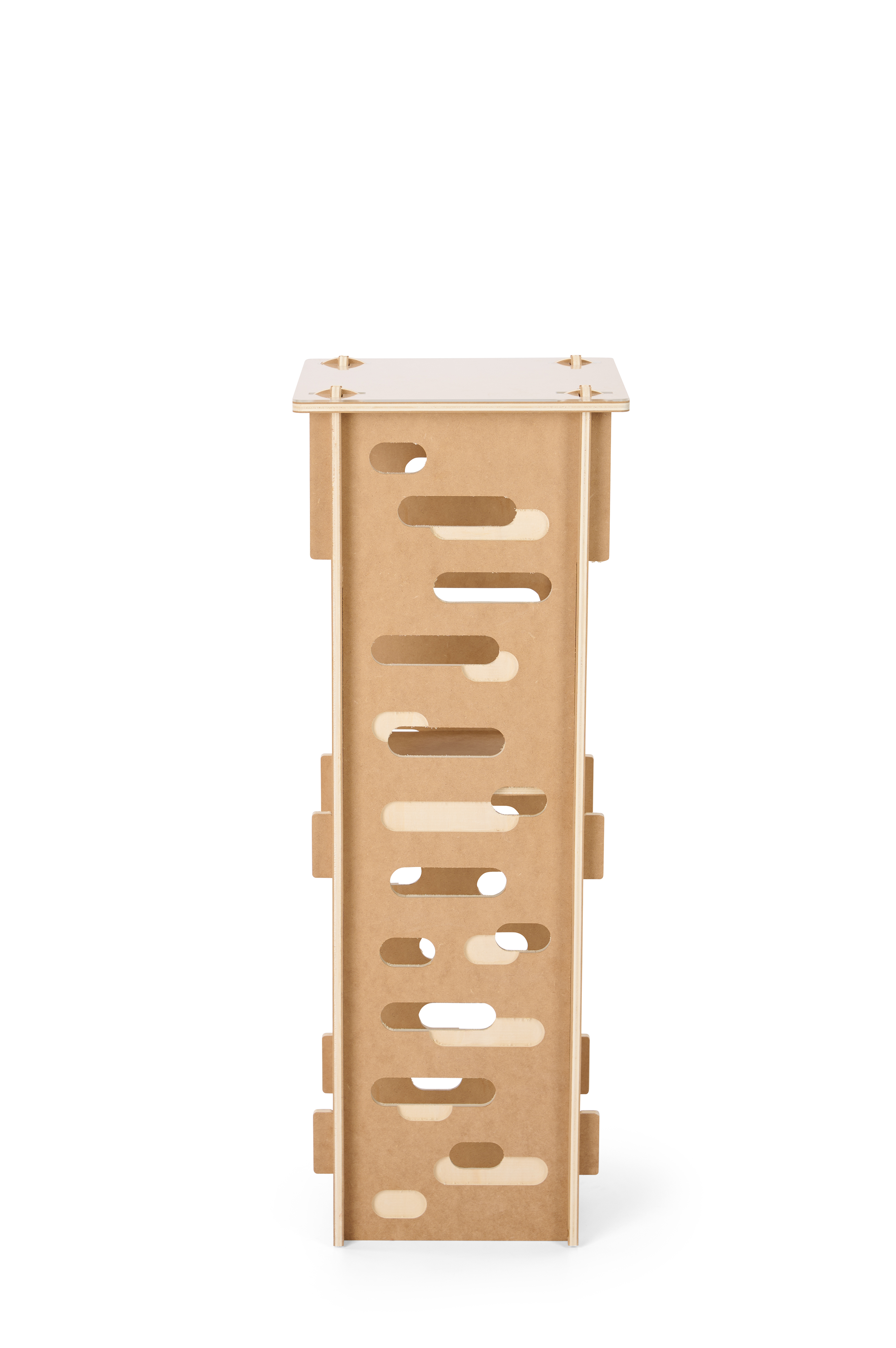 42" Wooden Pedestal | Center Display Shelf | Displays2Go