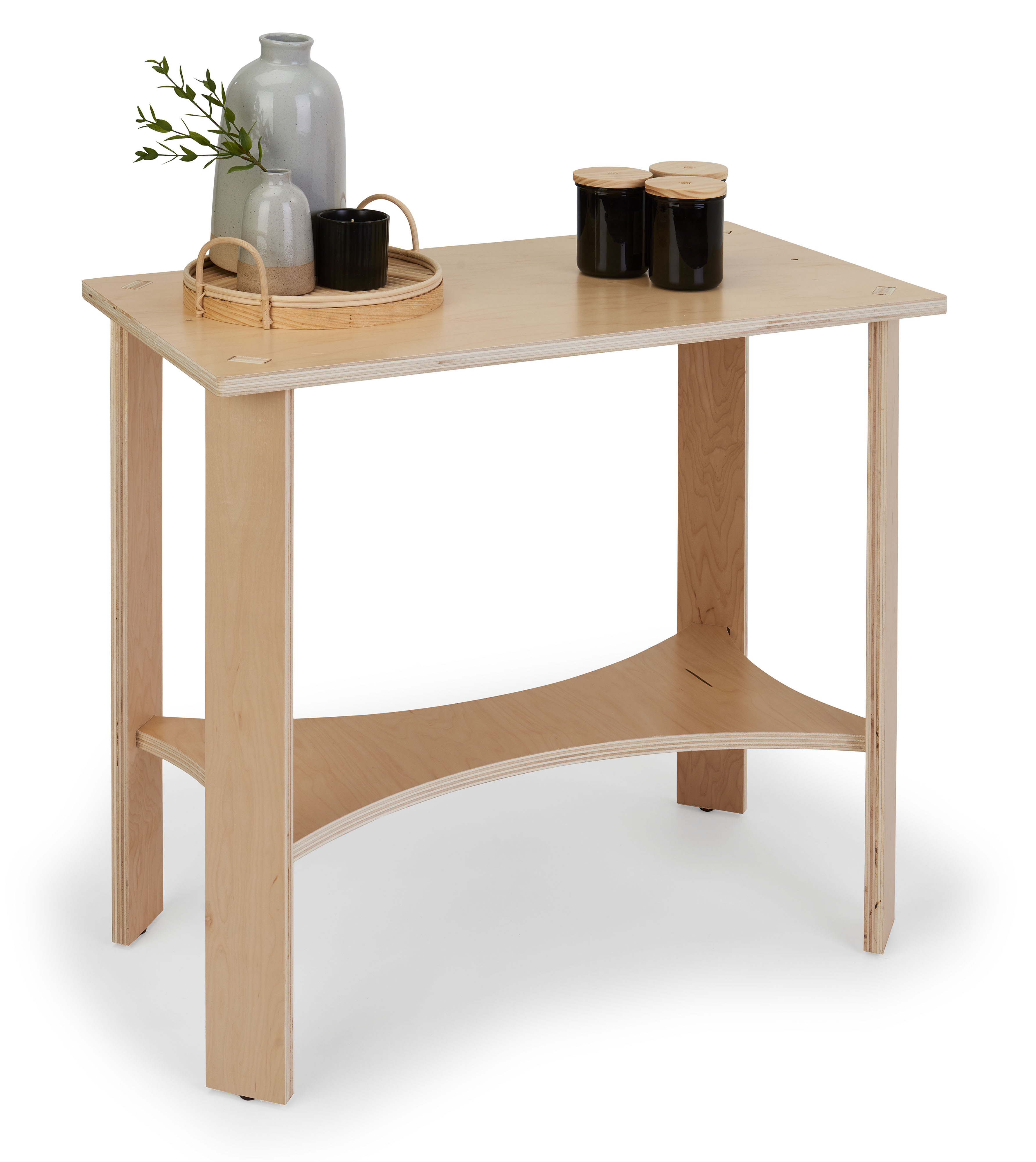 Wooden Knockdown Display Table | Quick No-Tool Assembly | Displays2Go