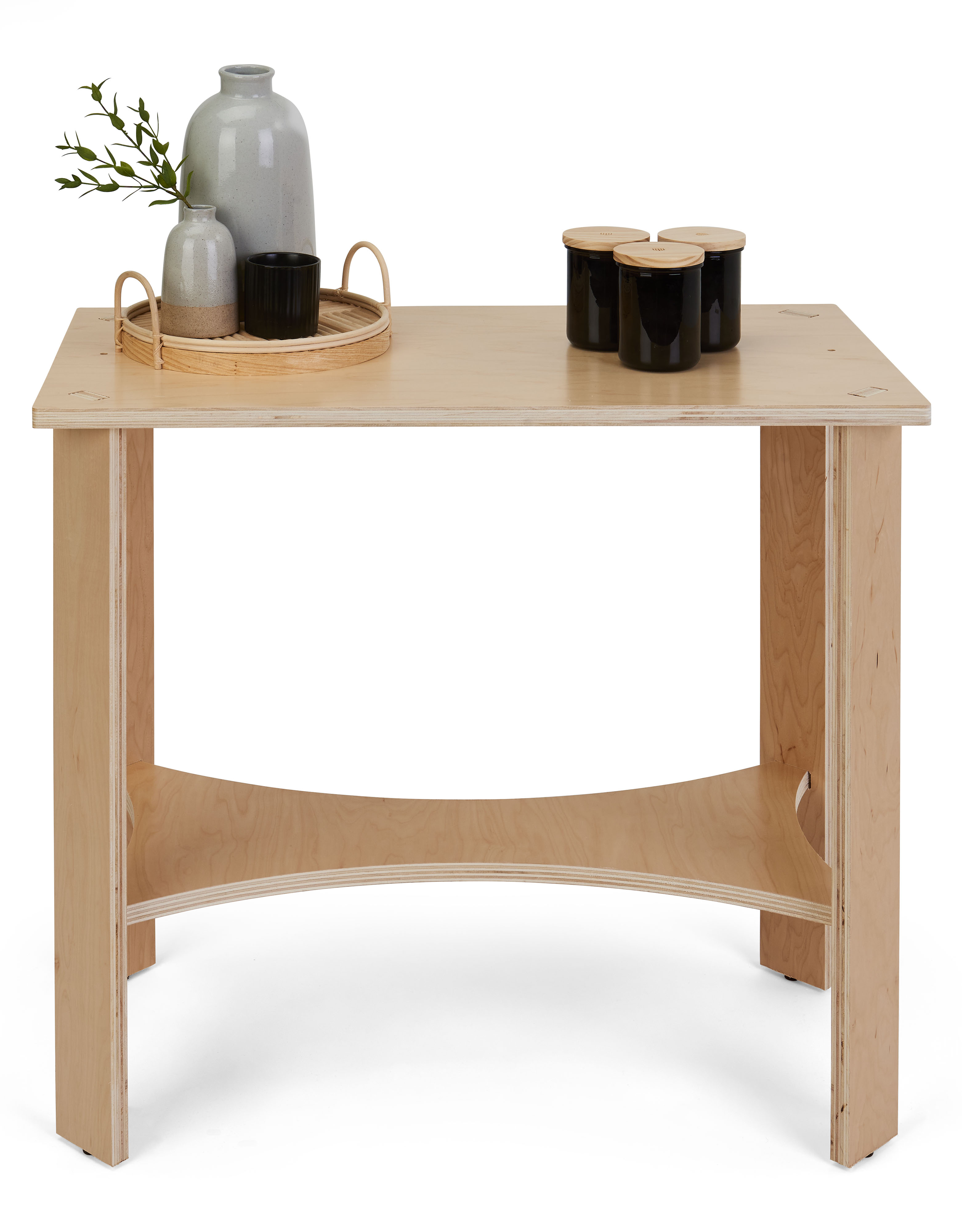 Wooden Knockdown Display Table | Quick No-Tool Assembly | Displays2Go