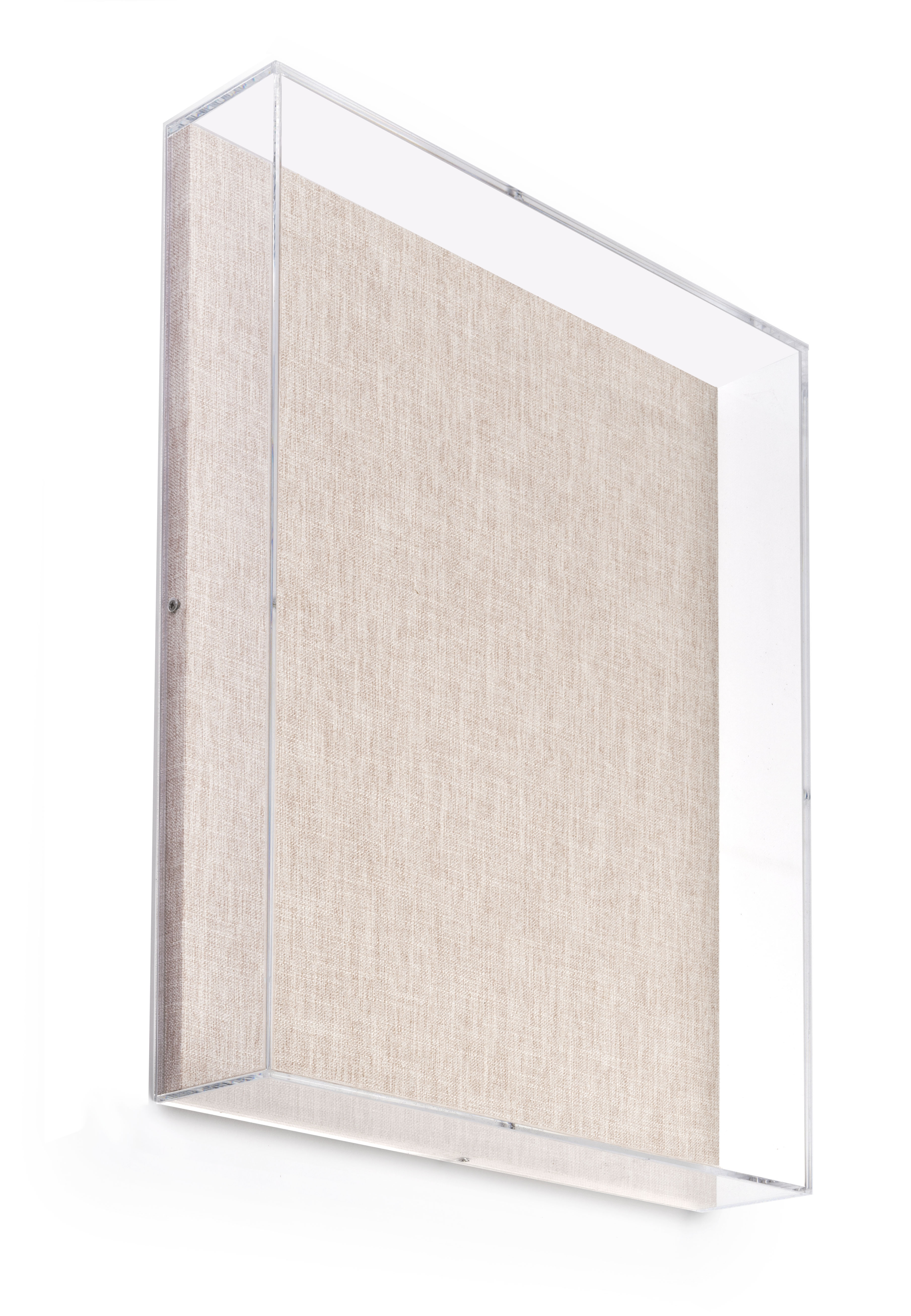 Linen Backed Exhibit Wall Frame | Artwork Case | Displays2Go