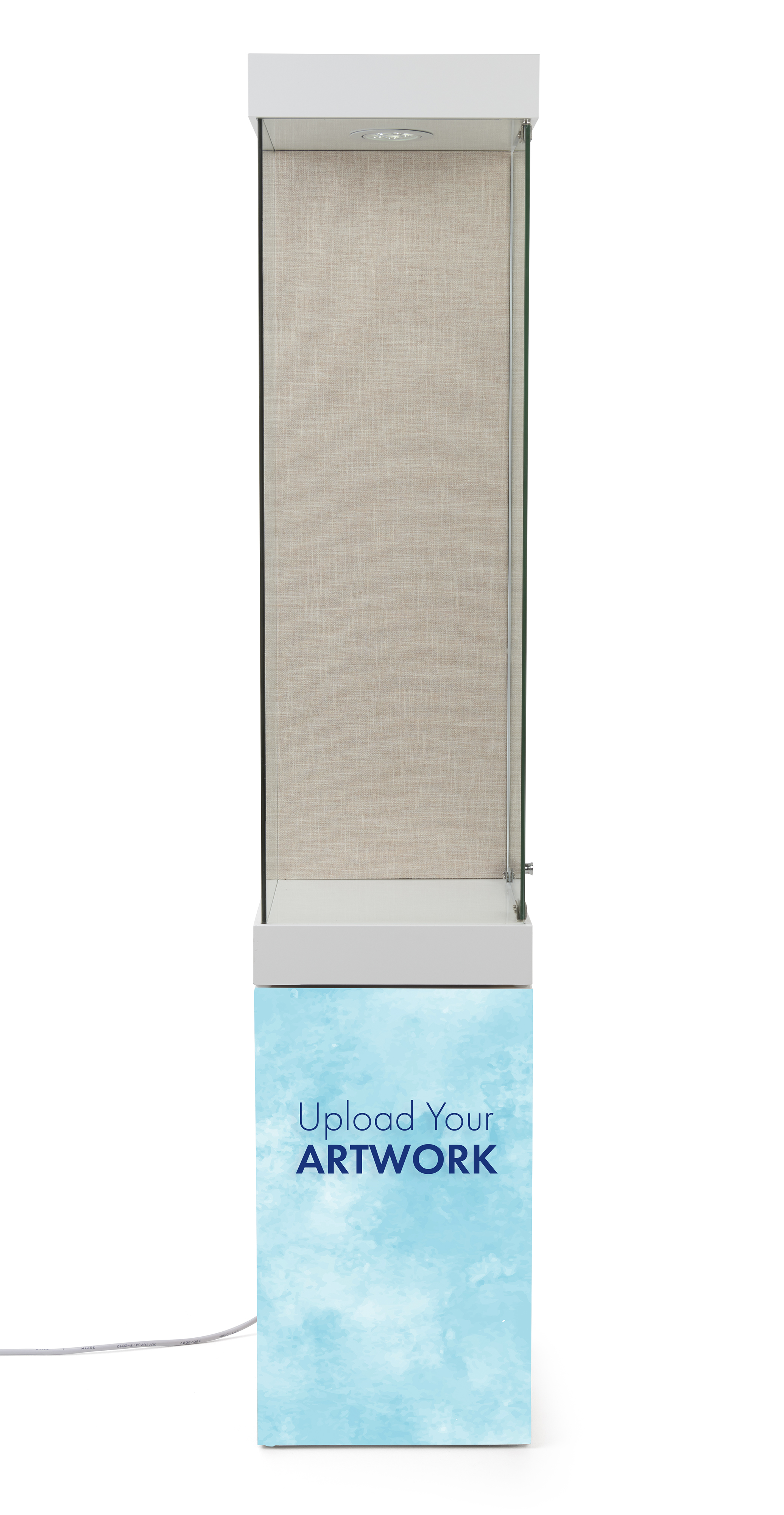 Custom Printed LED Museum Showcase | PSA Full Color Graphics | Displays2Go