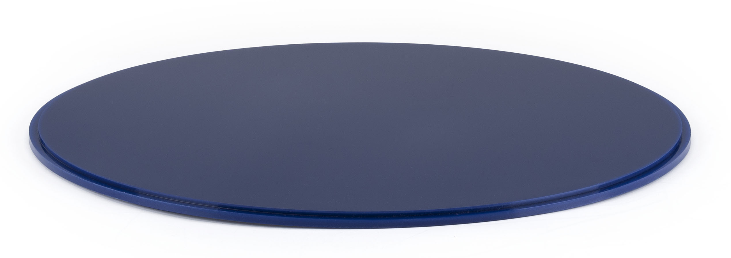 Blue 16" Round Display Case Base For DCR Series