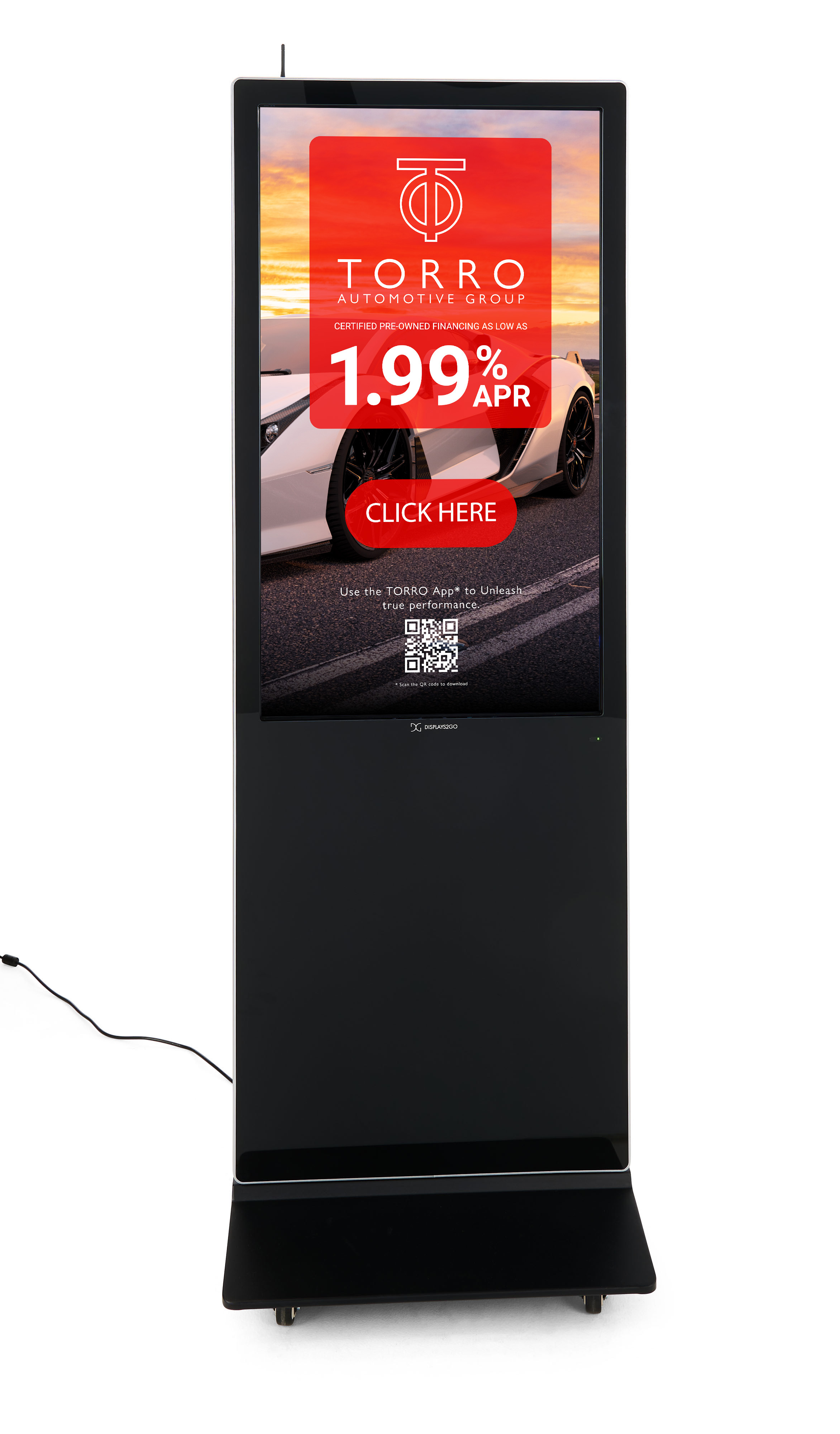 Advertising Multimedia Kiosk | IR Touchscreen Panel | Displays2Go