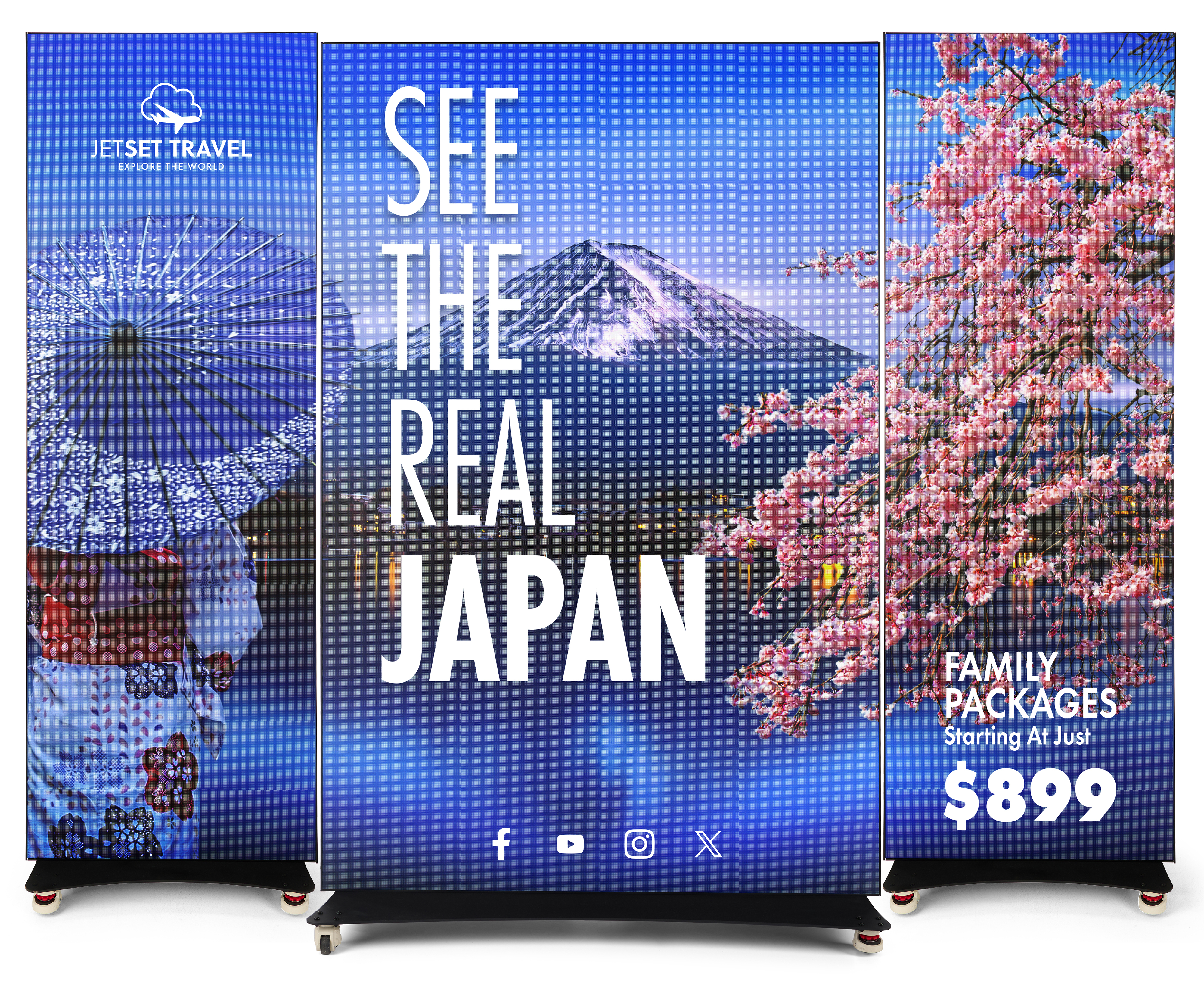 LED Poster Display | Slim Profile Design | Displays2Go