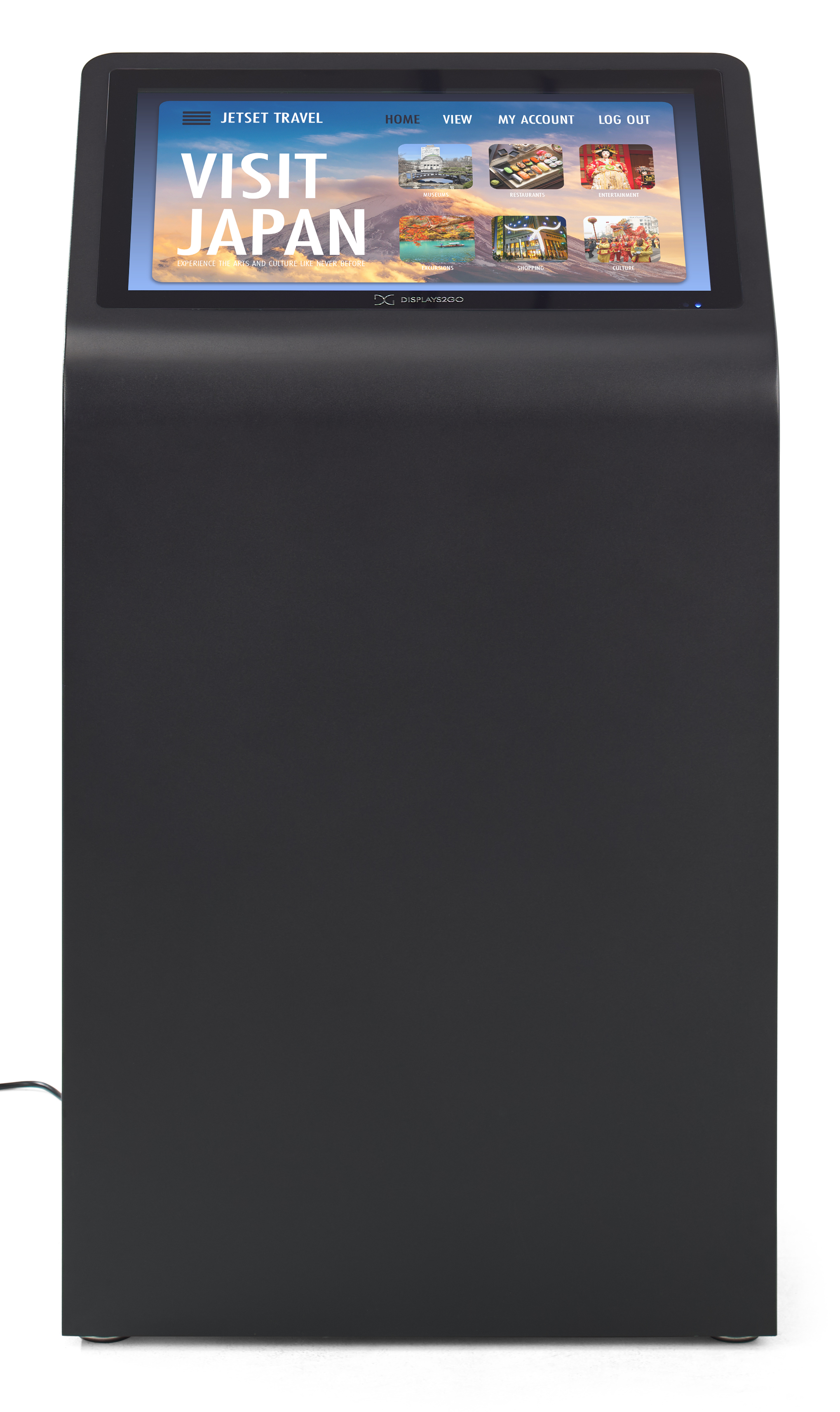 Floor Standing Touch Screen Kiosk | Shop Digital Signage | Displays2Go