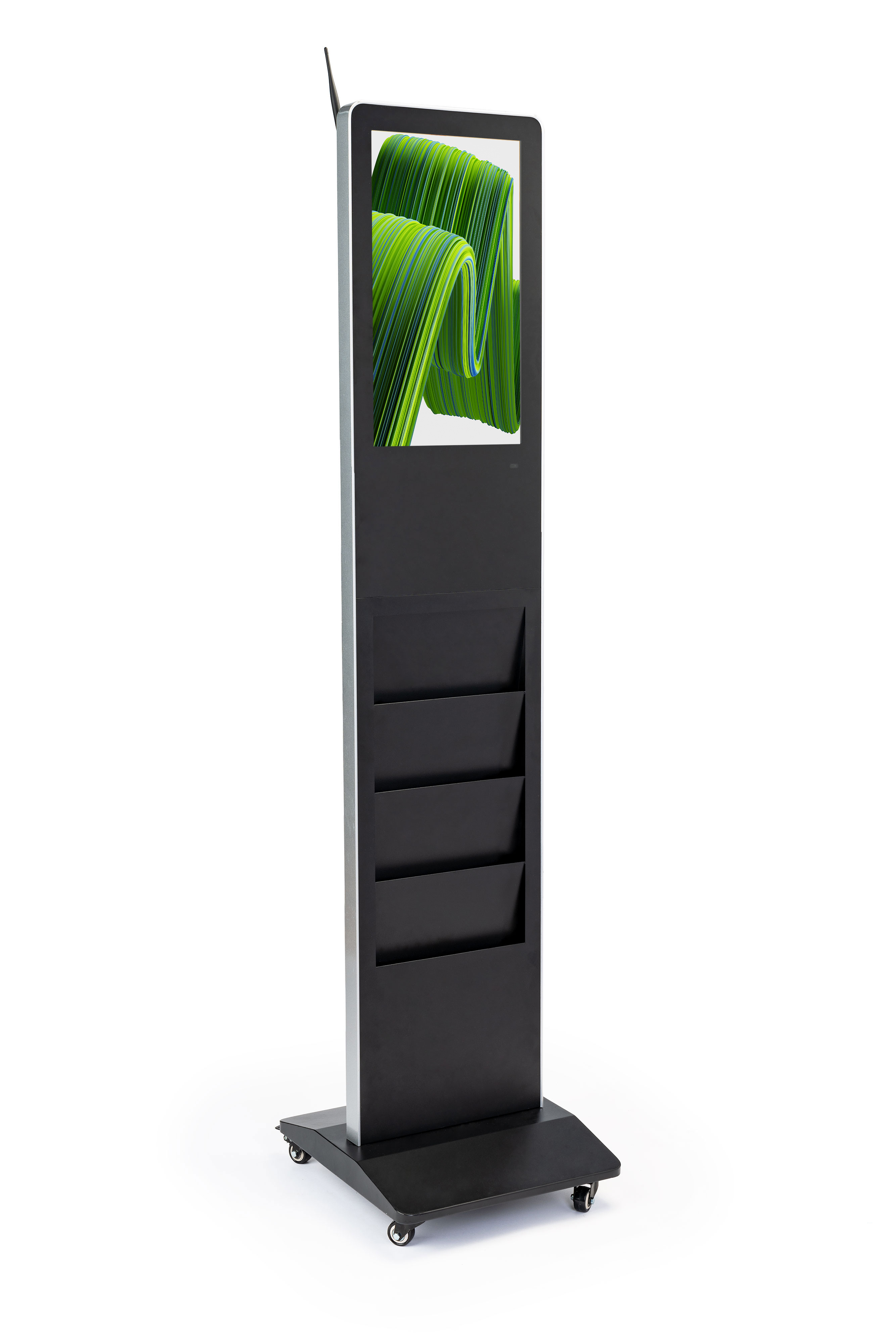 Freestanding Magazine Rack Digital Signage | Android OS | Displays2Go