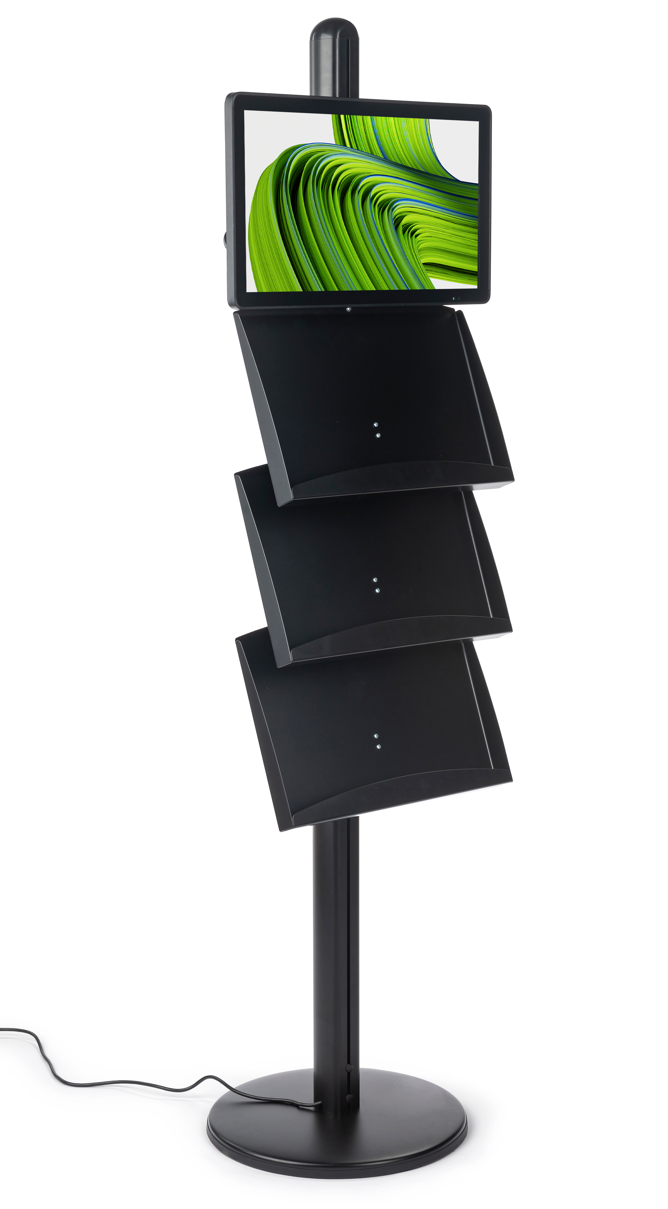 Literature Holder with Advertising Screen | Android 7.1 OS | Displays2Go