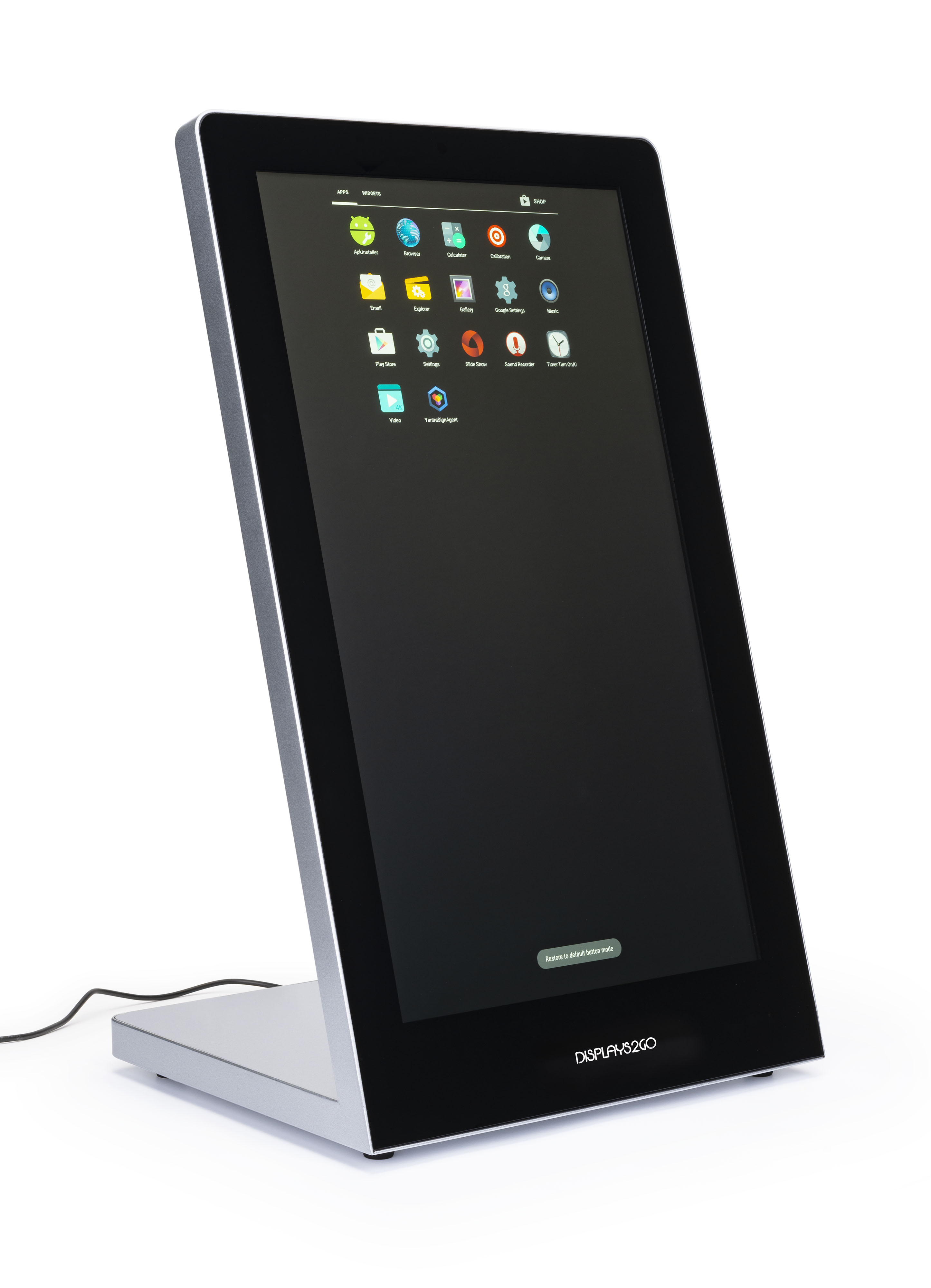 Touchscreen Tabletop Kiosk | For Picture, Video & Music Files | Displays2Go