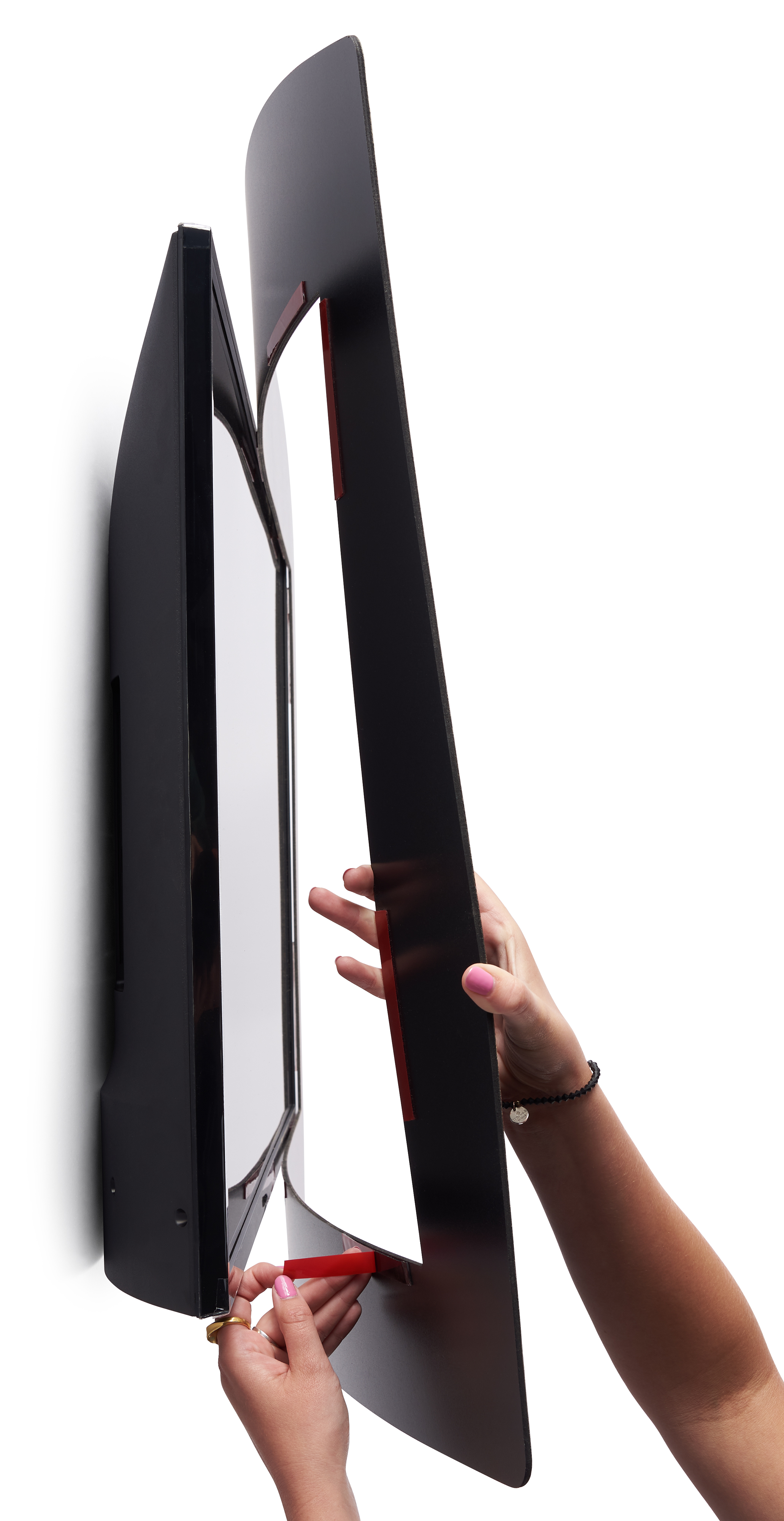 Stick-On Faceplate for Commercial Monitors with Custom Printing ...