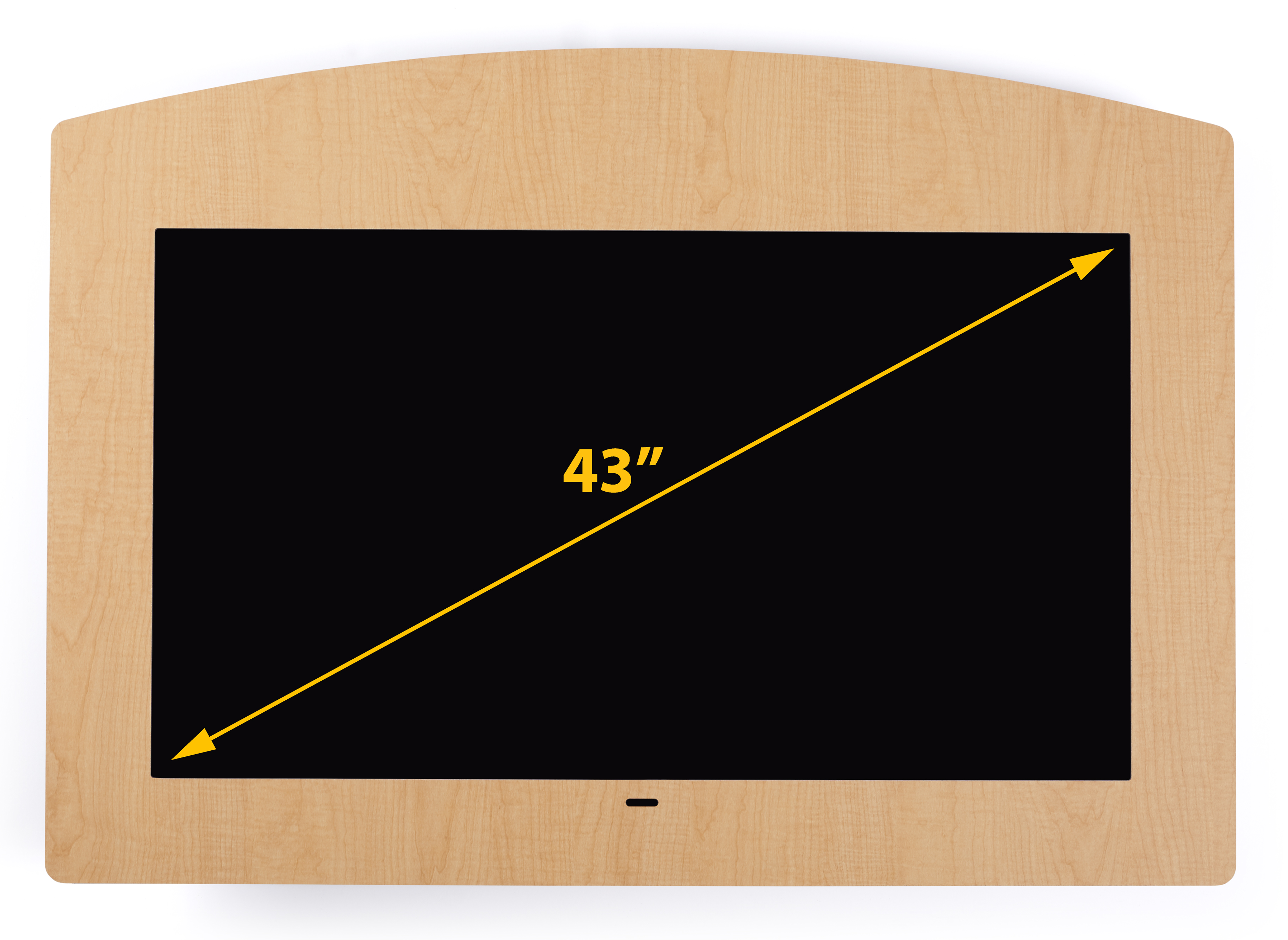 Adhesive Decorative Faceplate for Commercial Monitors | Displays2Go