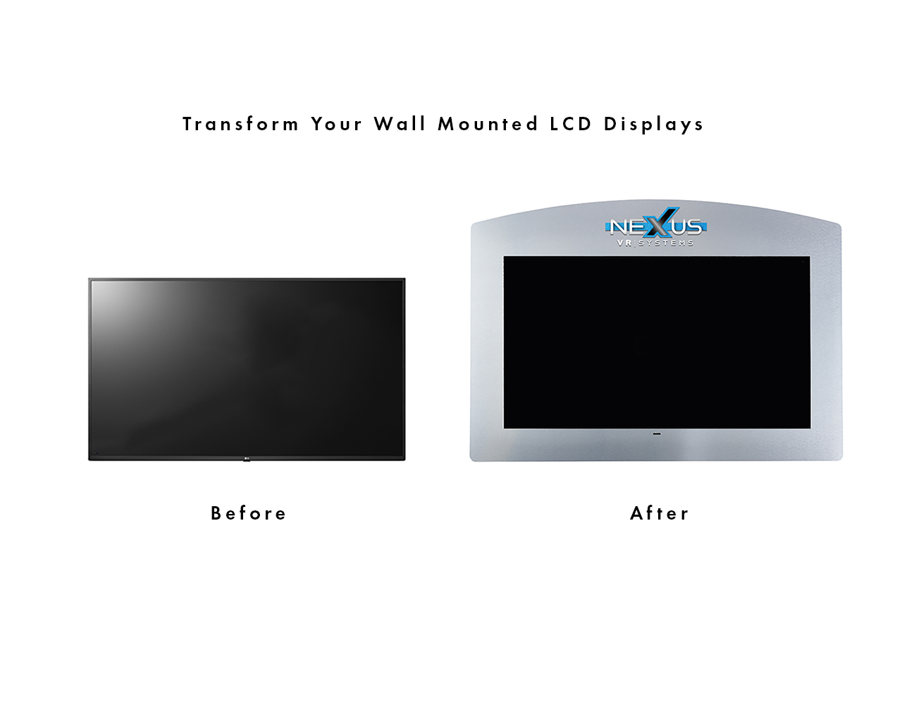 Stick-On Faceplate for Commercial Monitors with Custom Printing ...