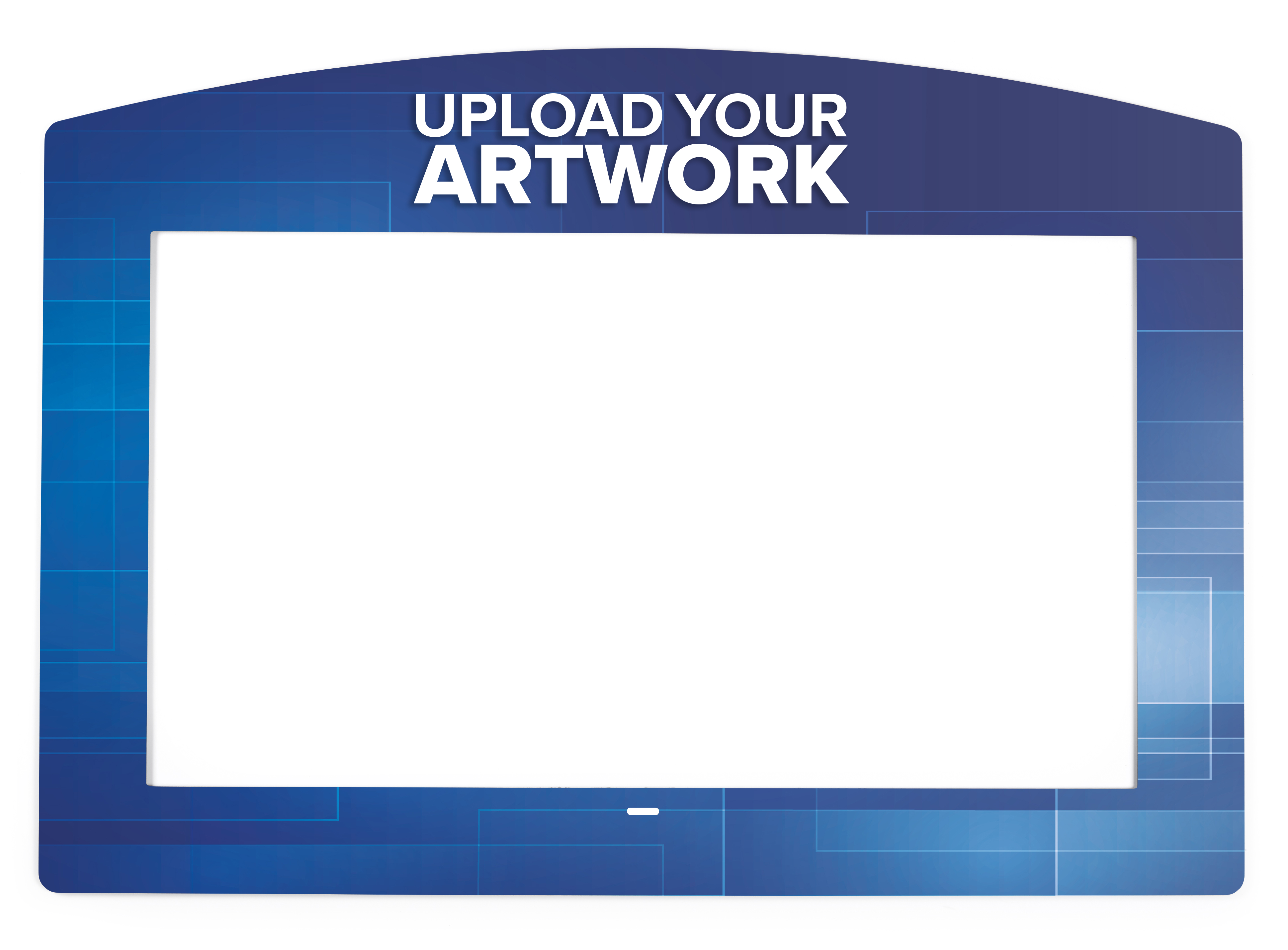 Stick-On Faceplate for Commercial Monitors with Custom Printing ...