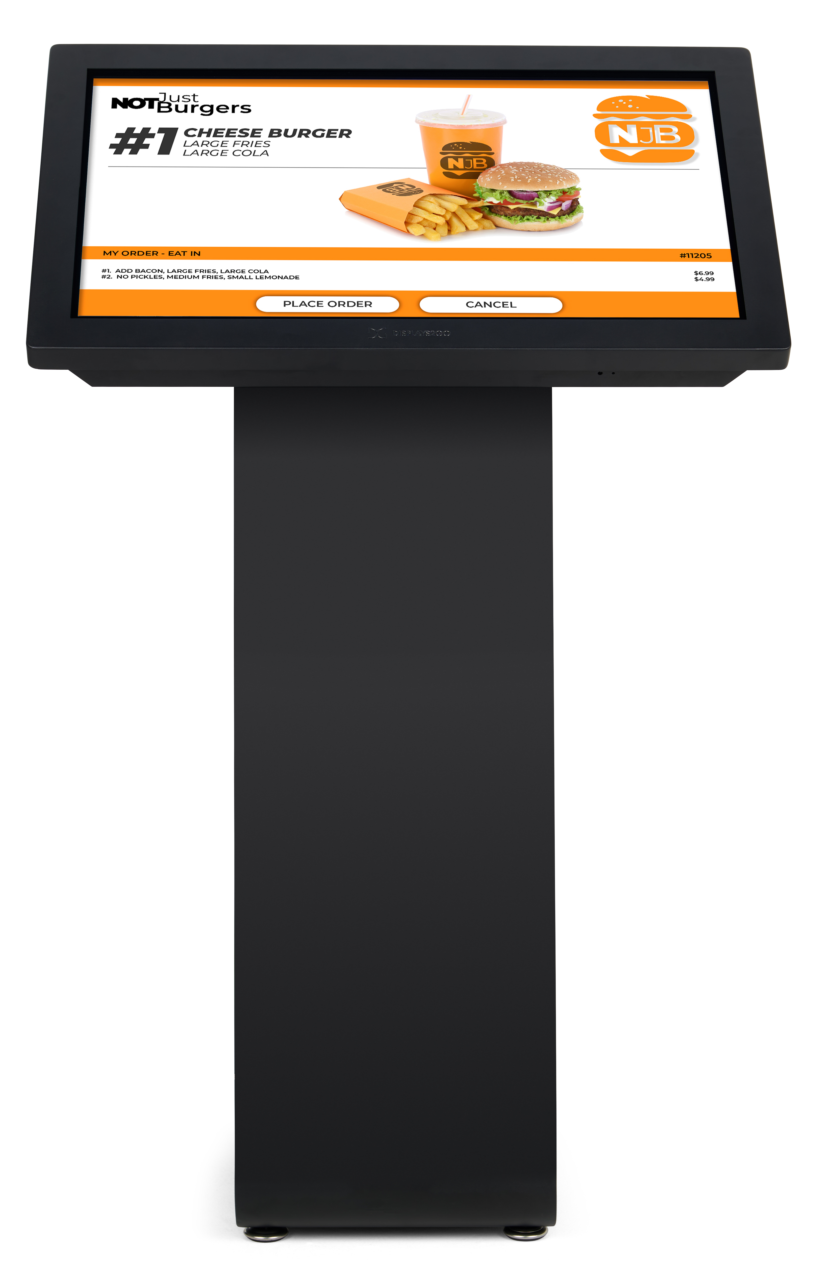 Horizontal Touch Screen Display Floor Stand | 1080p Resolution ...