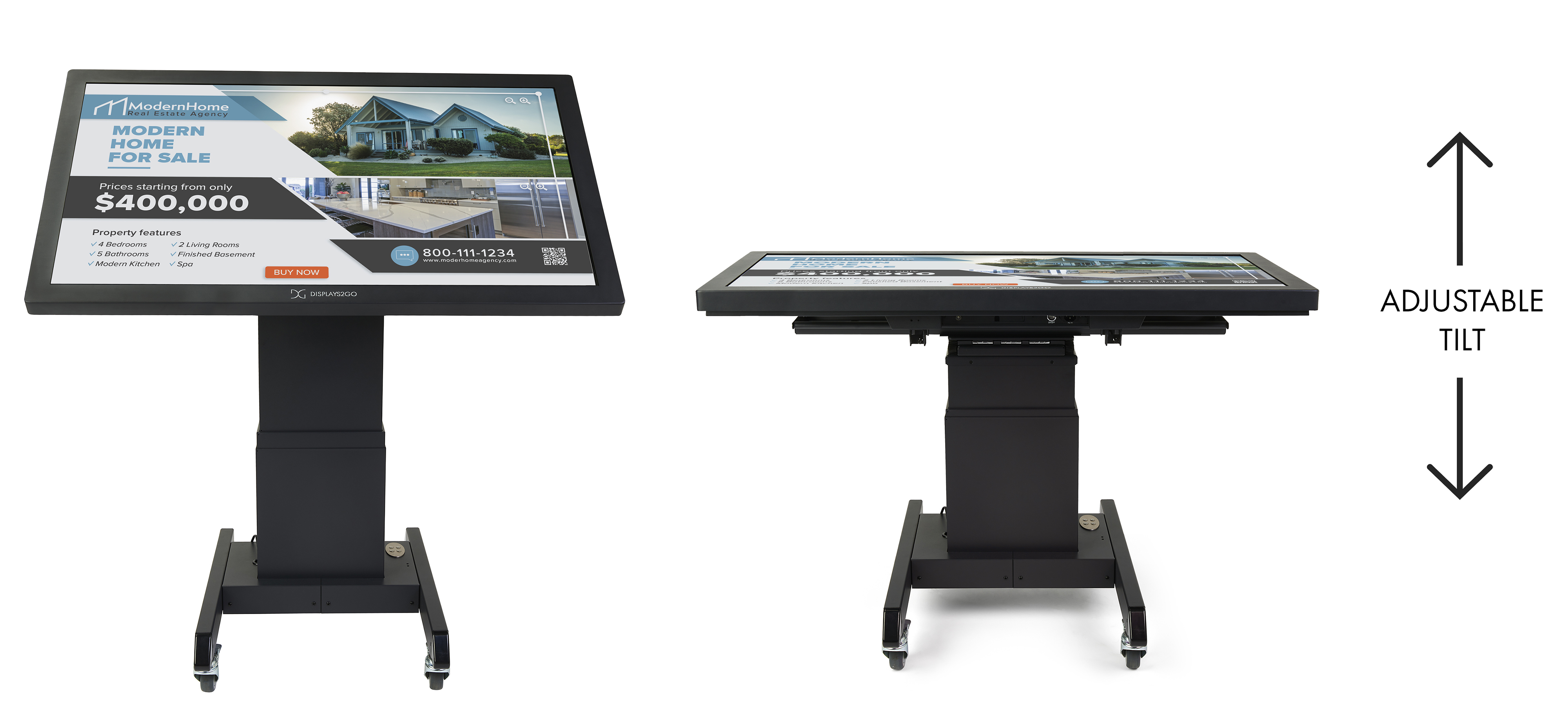 Touch Screen Digital Signage| Android 11 OS | Displays2Go